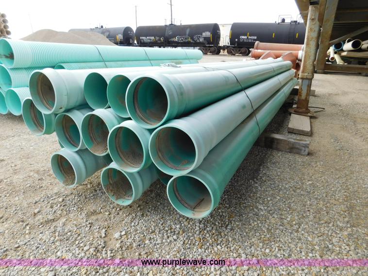 (15) SDR-35 PVC sewer pipes in Salina, KS | Item J7392 sold | Purple Wave