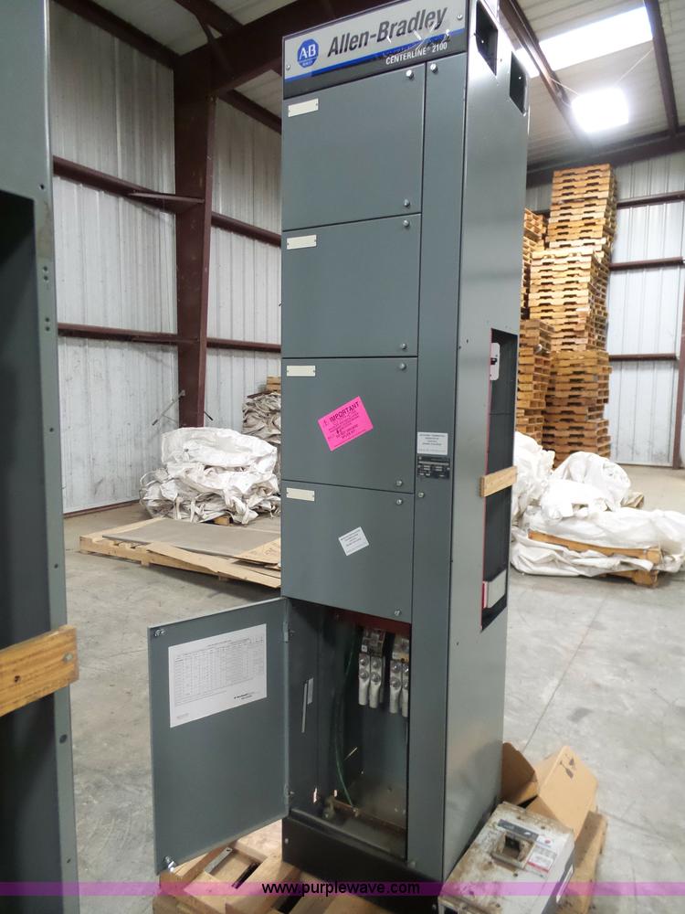 (2) Allen Bradley Centerline 2100 series MCC electrical boxes in ...