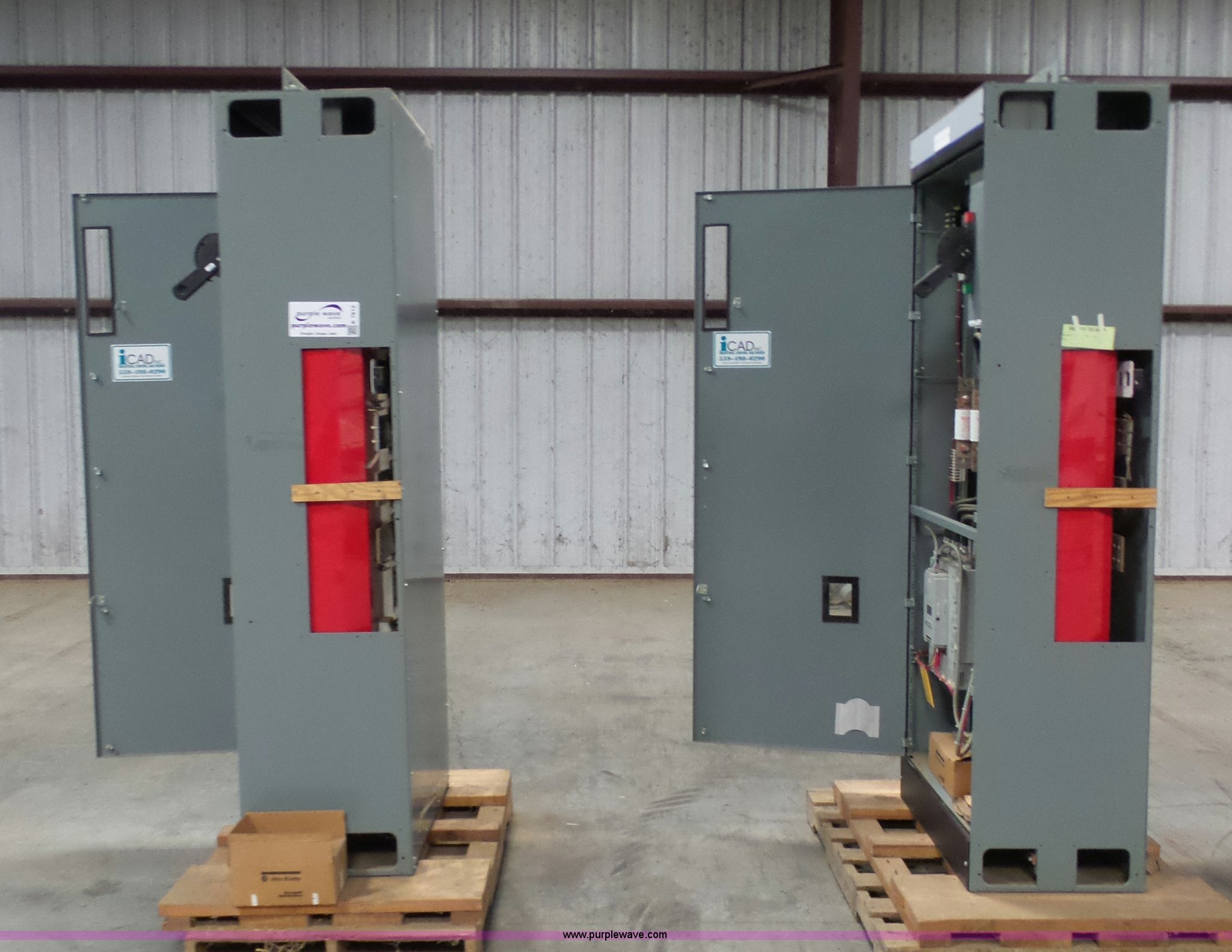 (2) Allen Bradley Centerline 2100 series MCC electrical boxes in ...