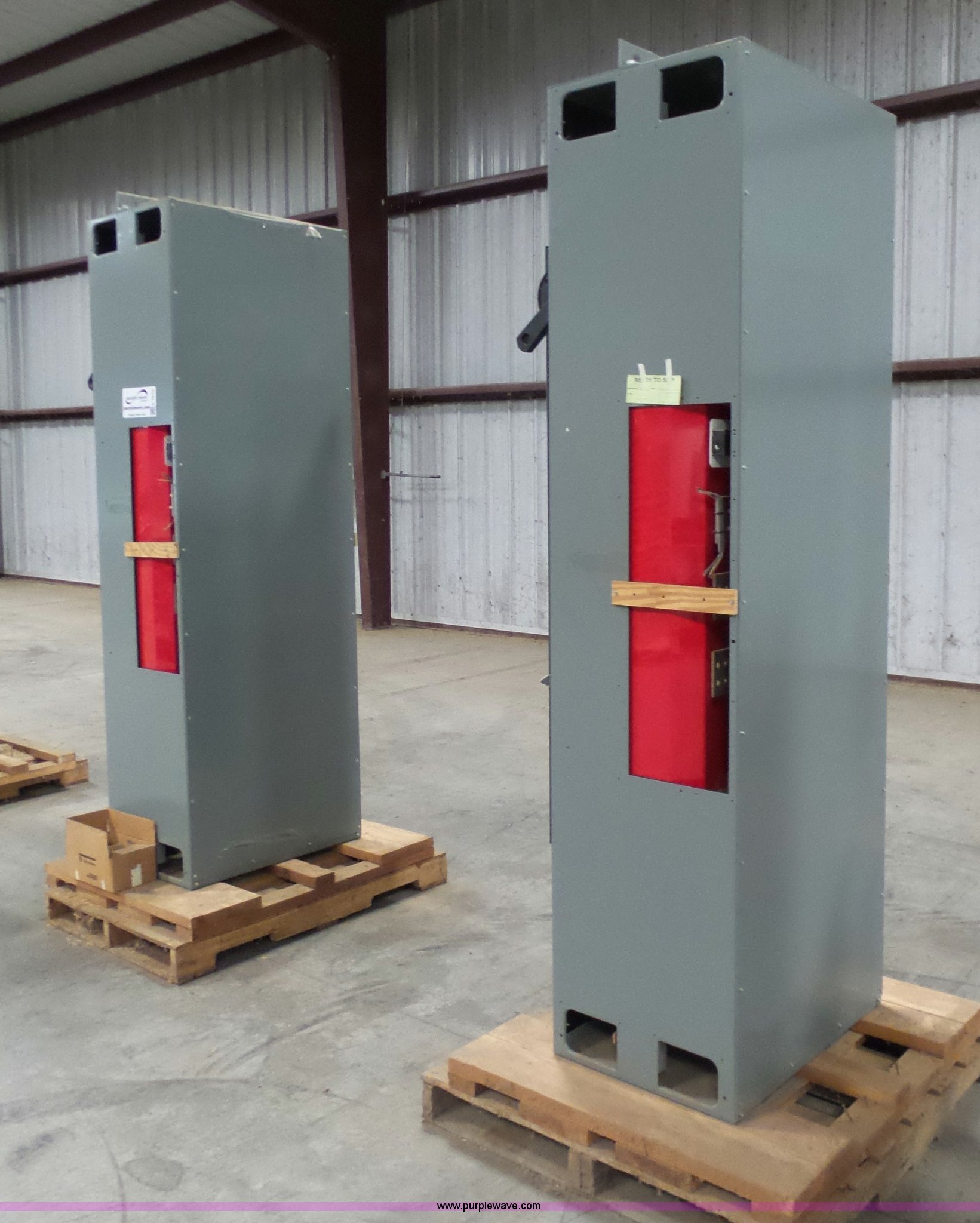 (2) Allen Bradley Centerline 2100 series MCC electrical boxes in ...