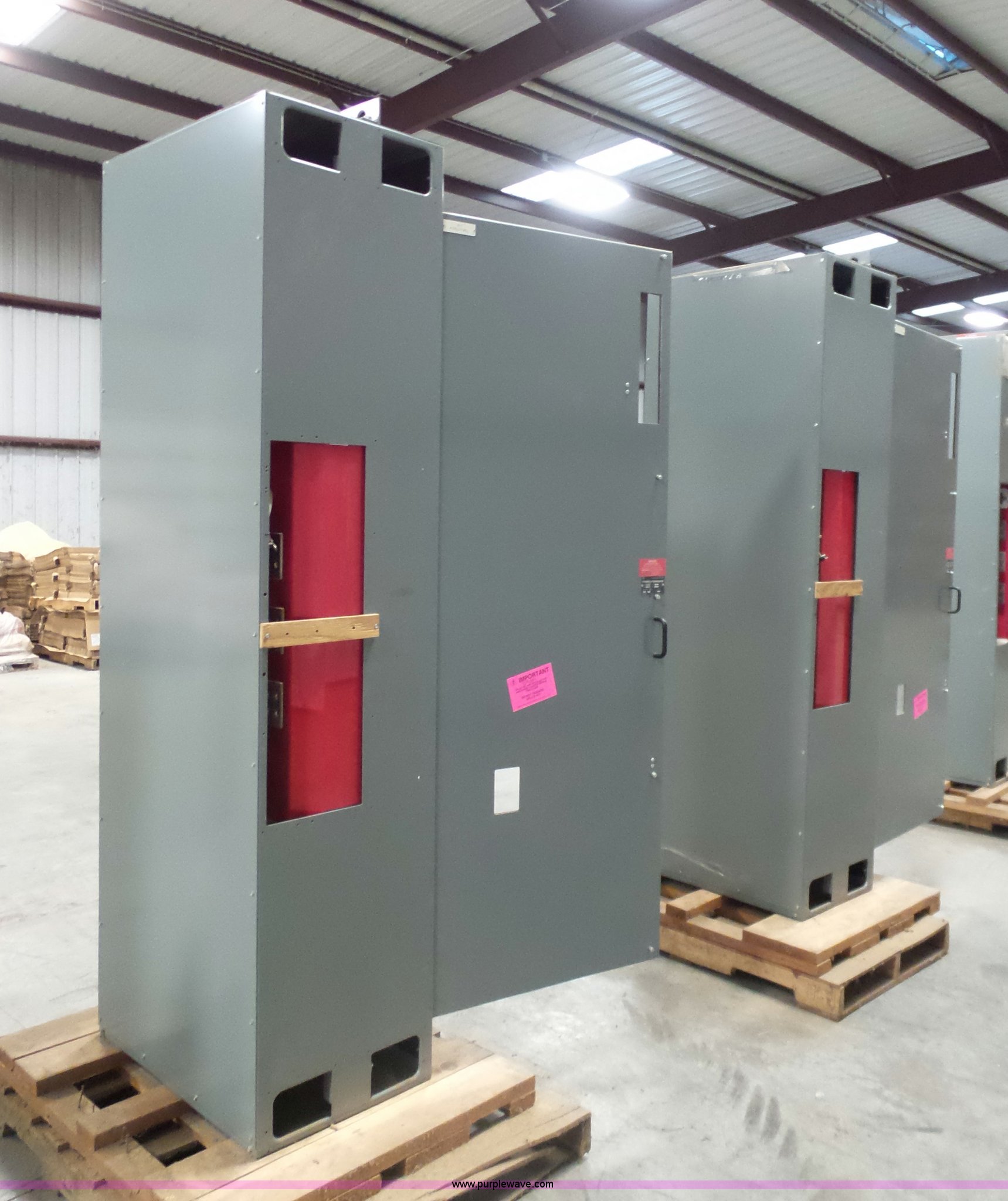 (2) Allen Bradley Centerline 2100 series MCC electrical boxes in ...