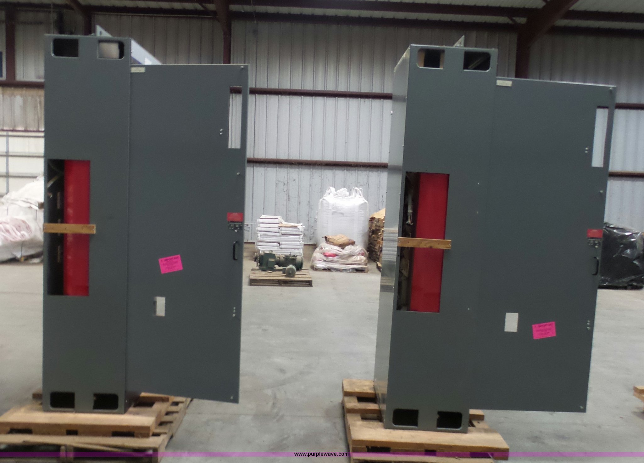 (2) Allen Bradley Centerline 2100 series MCC electrical boxes in ...