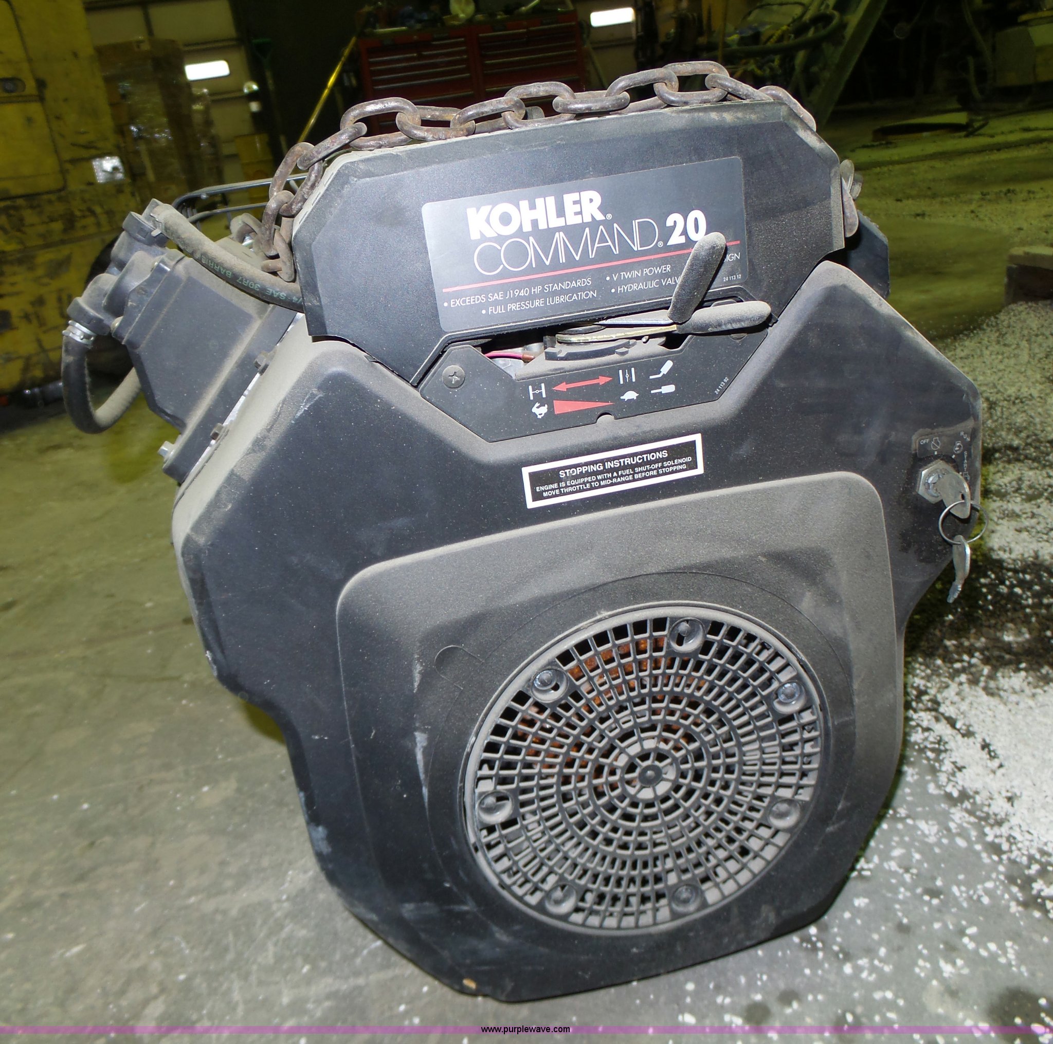Kohler Command 20 engine in Columbia, MO | Item L7039 sold | Purple Wave