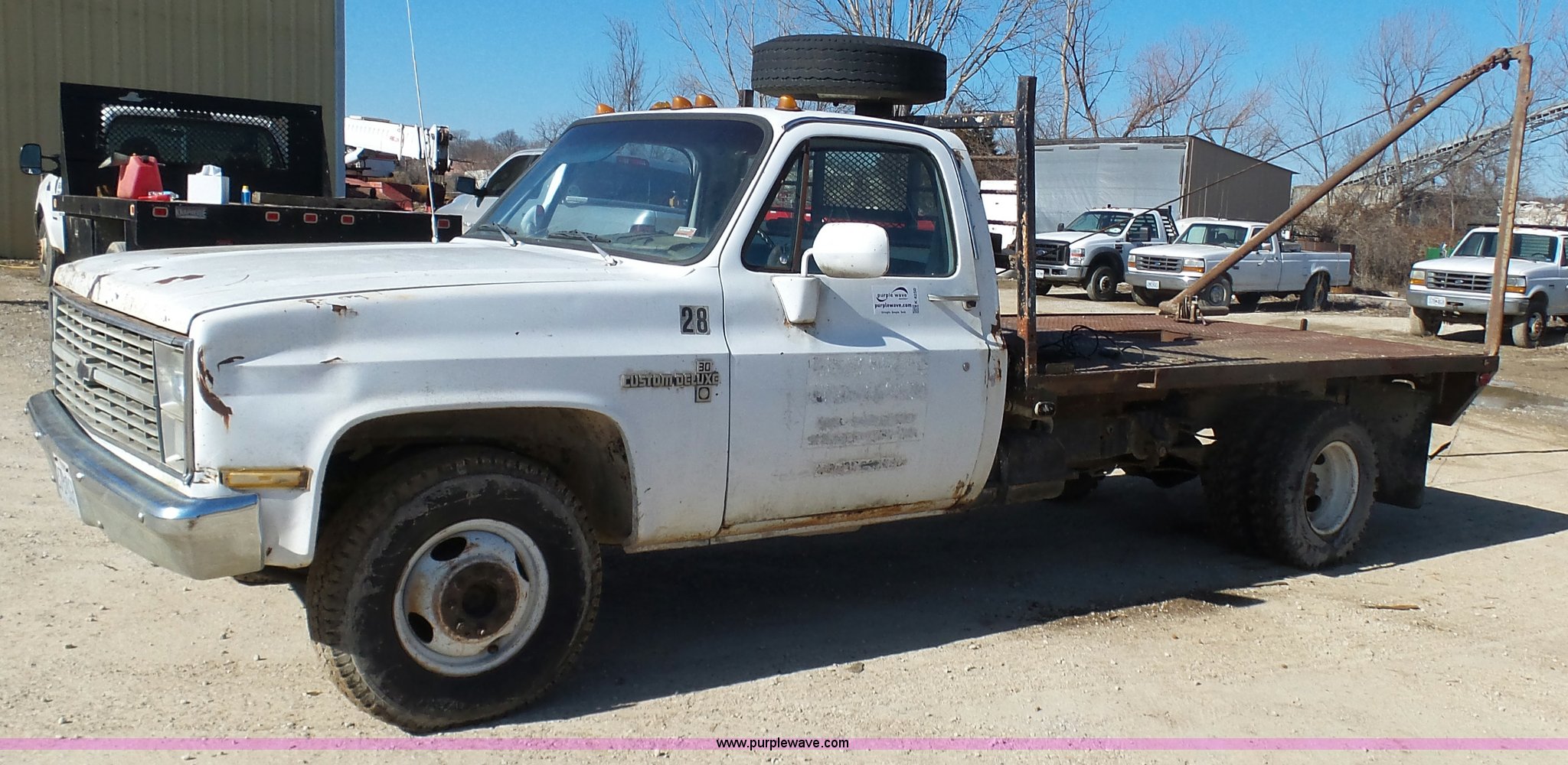 1981 Chevrolet C30 Custom Deluxe flatbed pickup truck in Kansas City ...