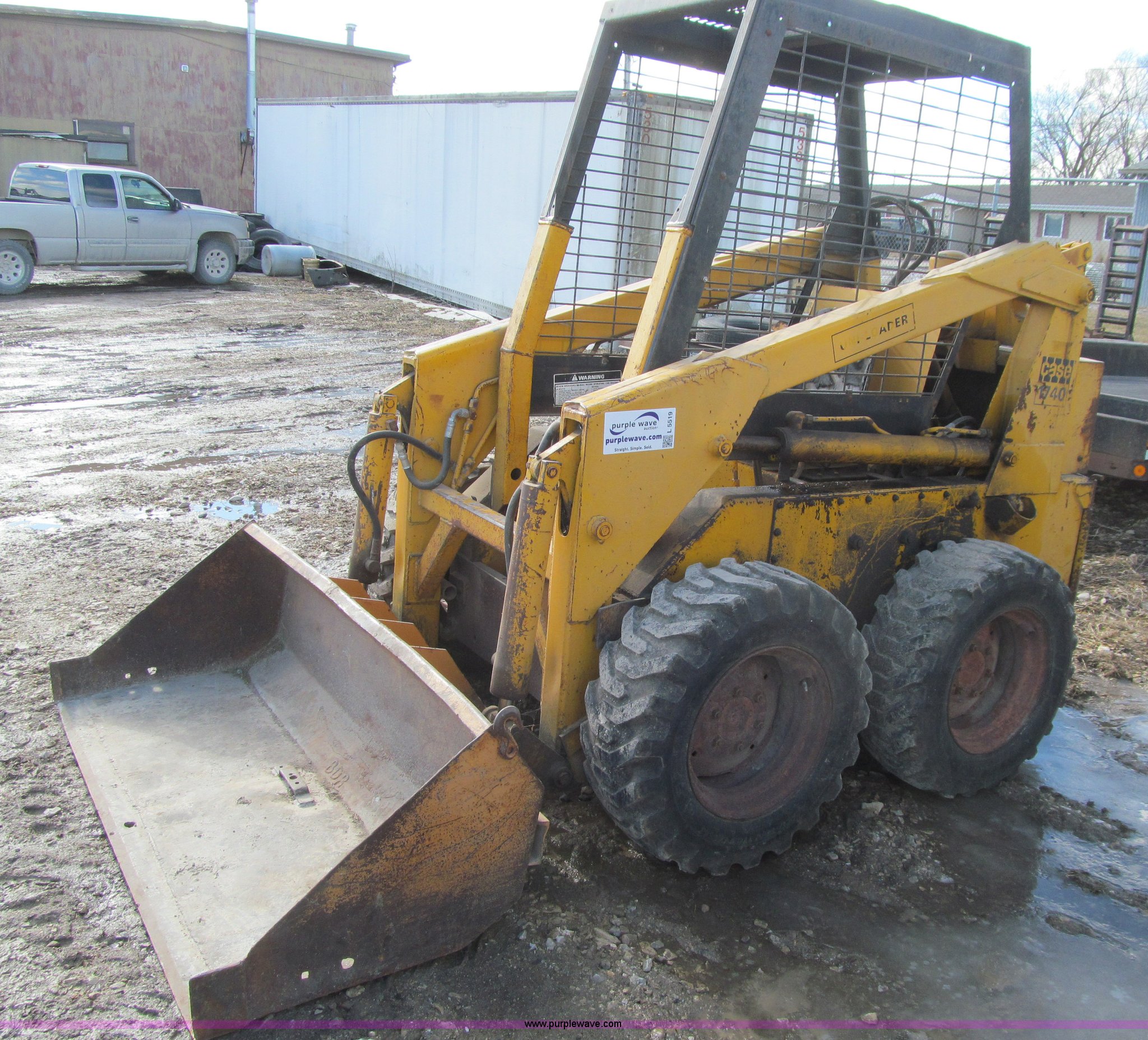 Case 1740 skid steer in Mt. Pleasant, IA | Item L5519 sold | Purple Wave