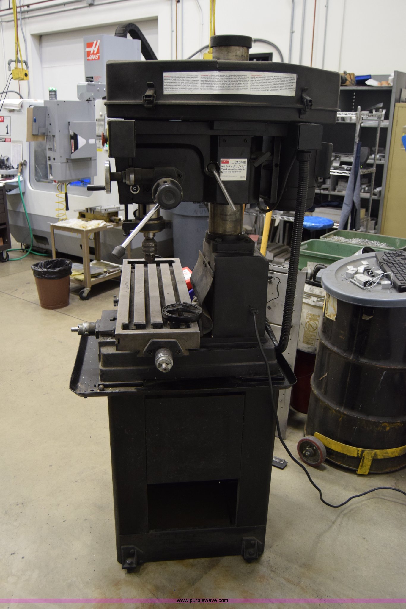 Dayton mill drill in Wichita, KS | Item BX9583 sold | Purple Wave