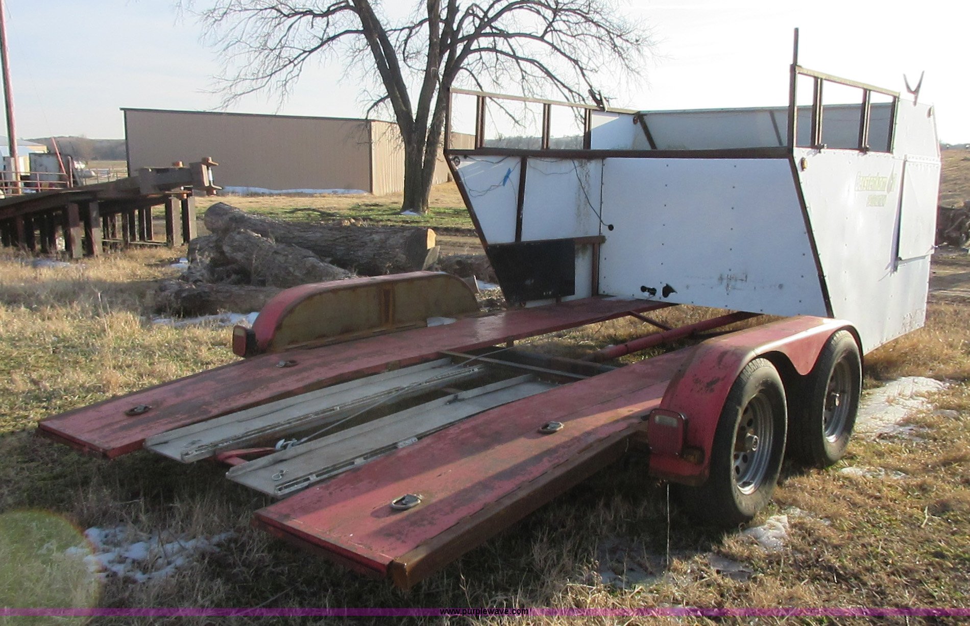 1971 shop built car trailer in Caney, KS | Item I1796 sold | Purple Wave