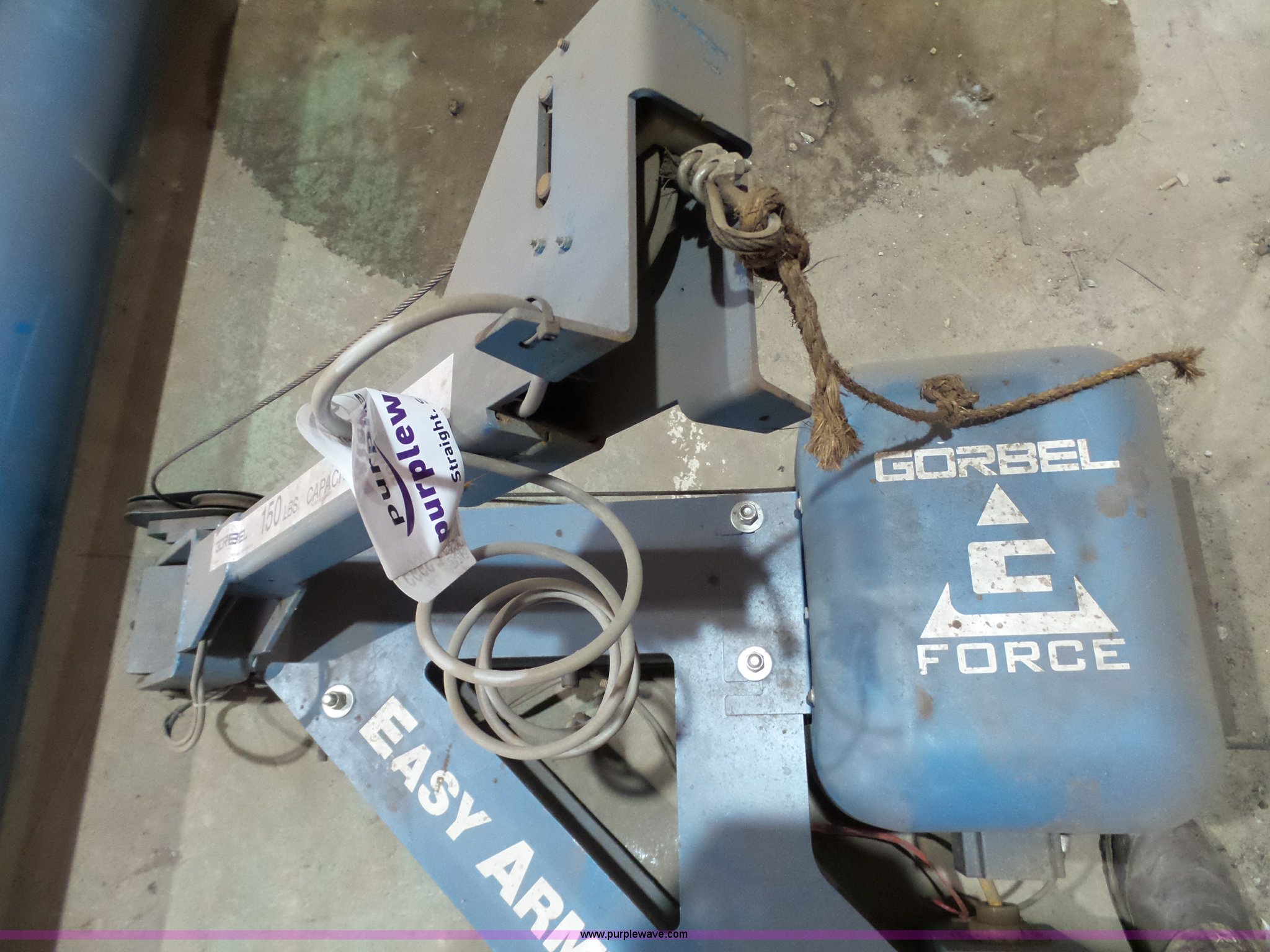 Gorbel Force Easy Arm crane in Ironton, MN | Item L3995 sold | Purple Wave