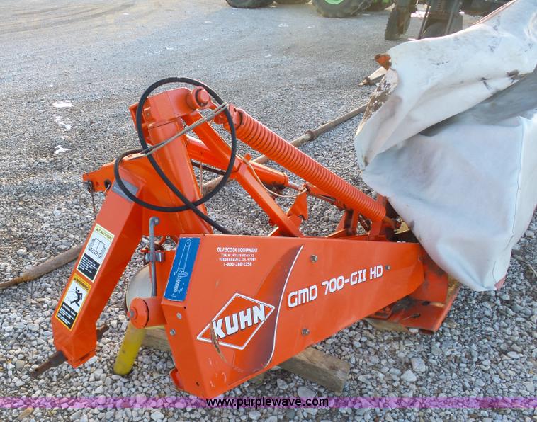 Kuhn 700-GII HD rotary mower in Sidell, IL | Item AX9210 sold | Purple Wave
