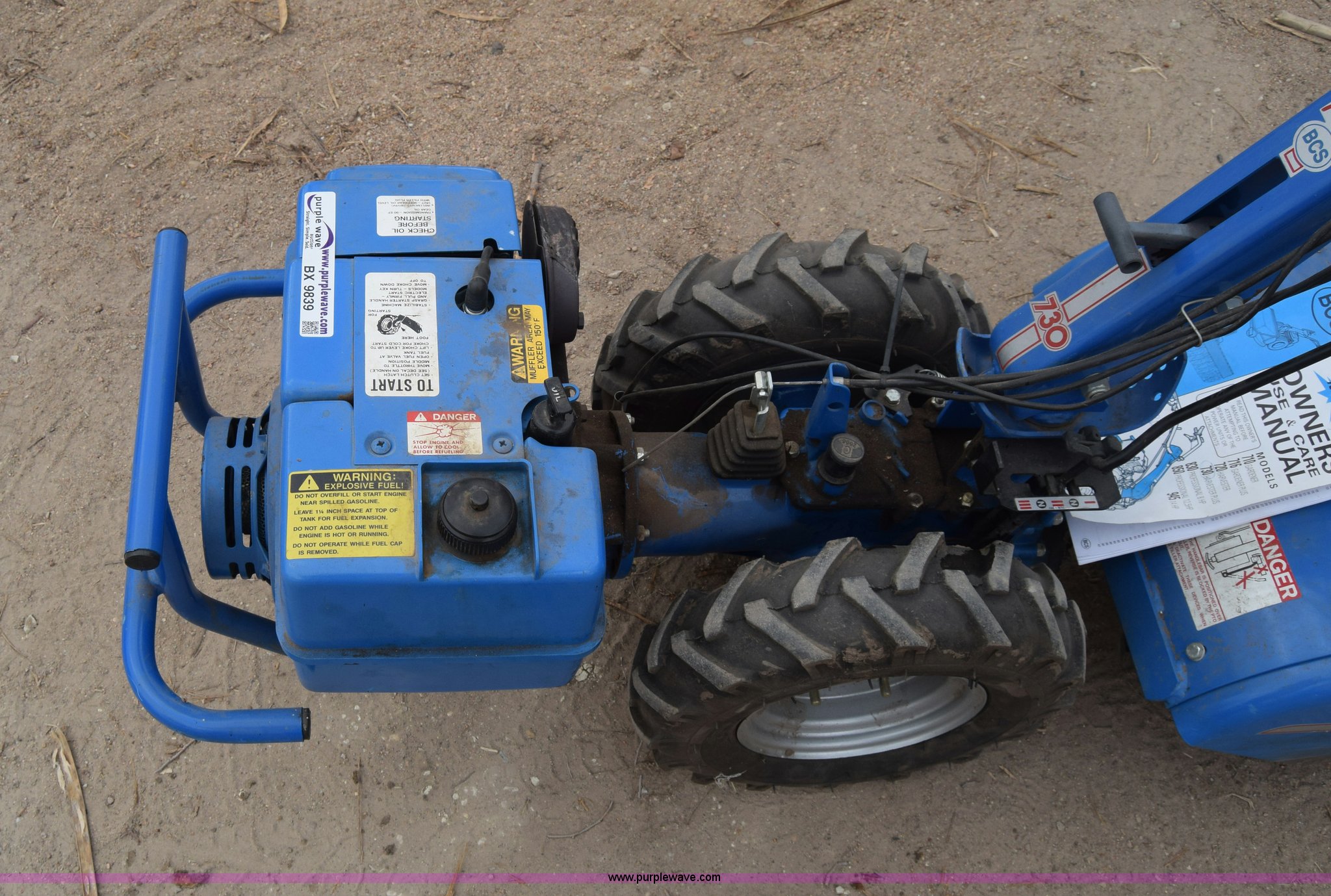 BCS 730 tiller in Buhler, KS | Item BX9839 sold | Purple Wave