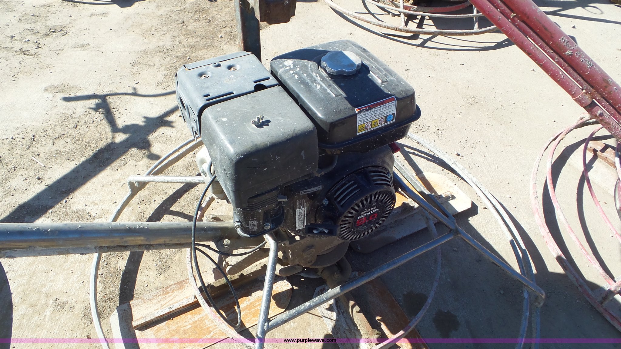 Razorback Walker power trowel in Kansas City, MO | Item N9436 sold ...