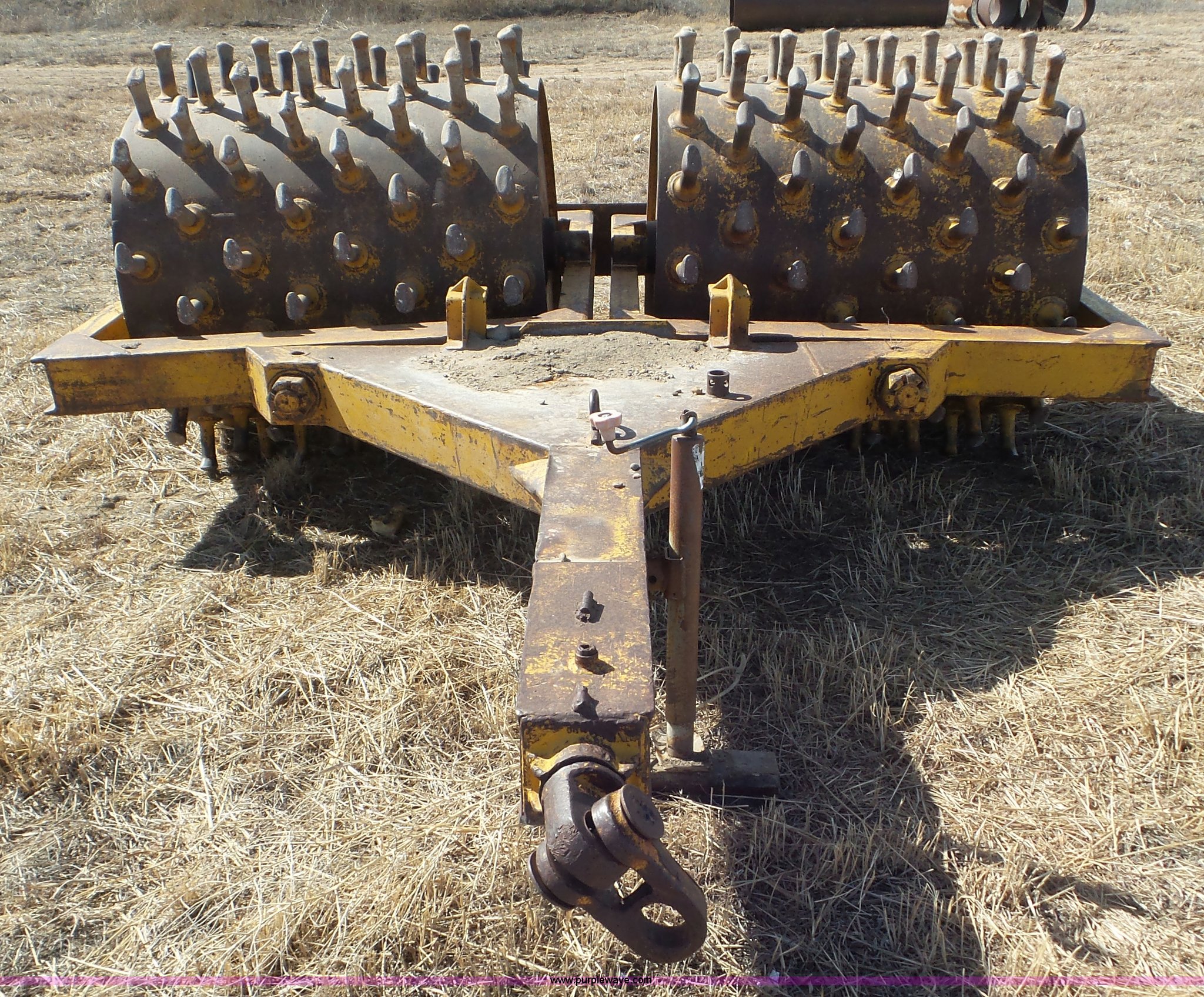 Double drum sheeps foot roller in Meade, KS | Item CD9901 sold | Purple ...