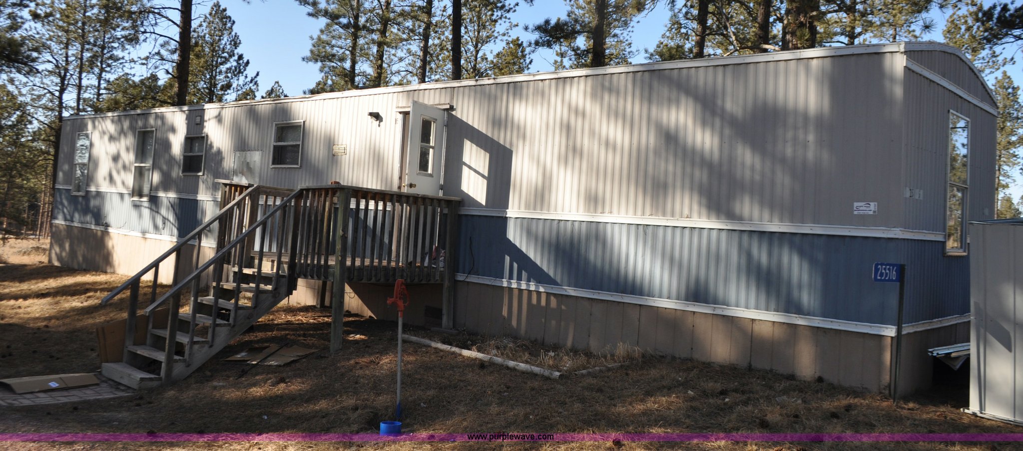 1998 Pioneer manufactured home in Custer, SD | Item G7237 sold | Purple ...