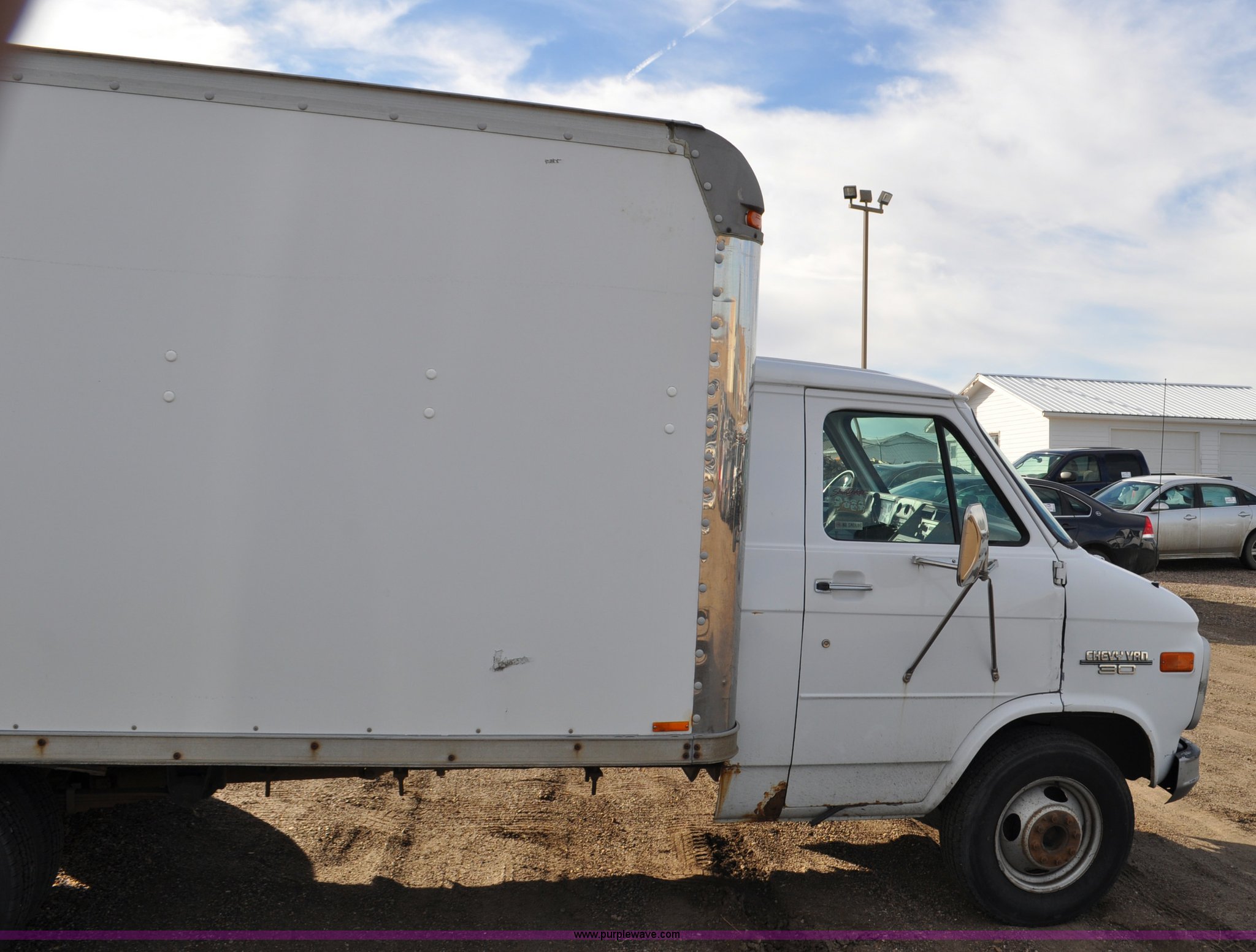 1996 Chevrolet G30 box truck in Pierre, SD | Item G7270 sold | Purple Wave