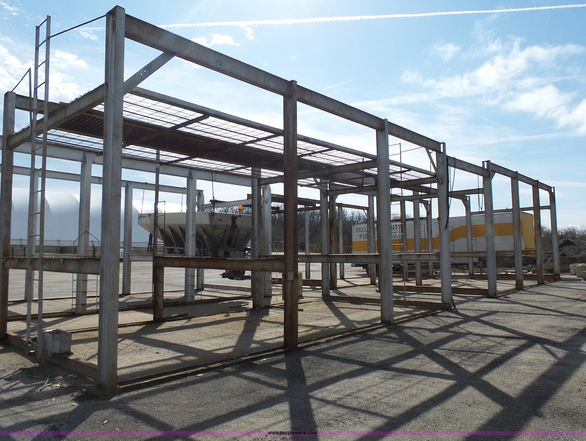 Salt/sand spreader storage racks in Lawrence, KS | Item J4235 sold ...