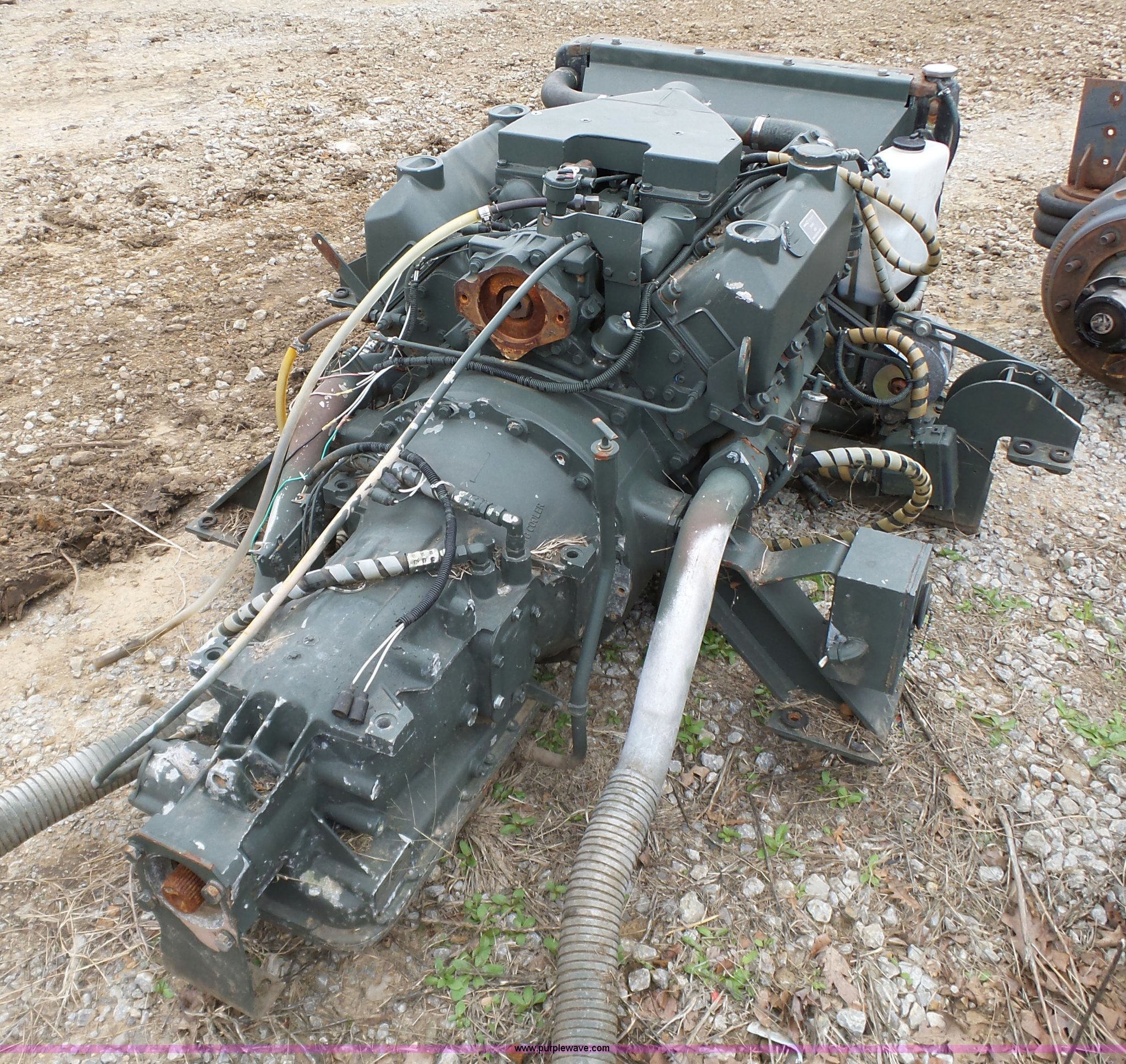 Cummins V6 diesel engine in Barnsdall, OK | Item C9719 sold | Purple Wave