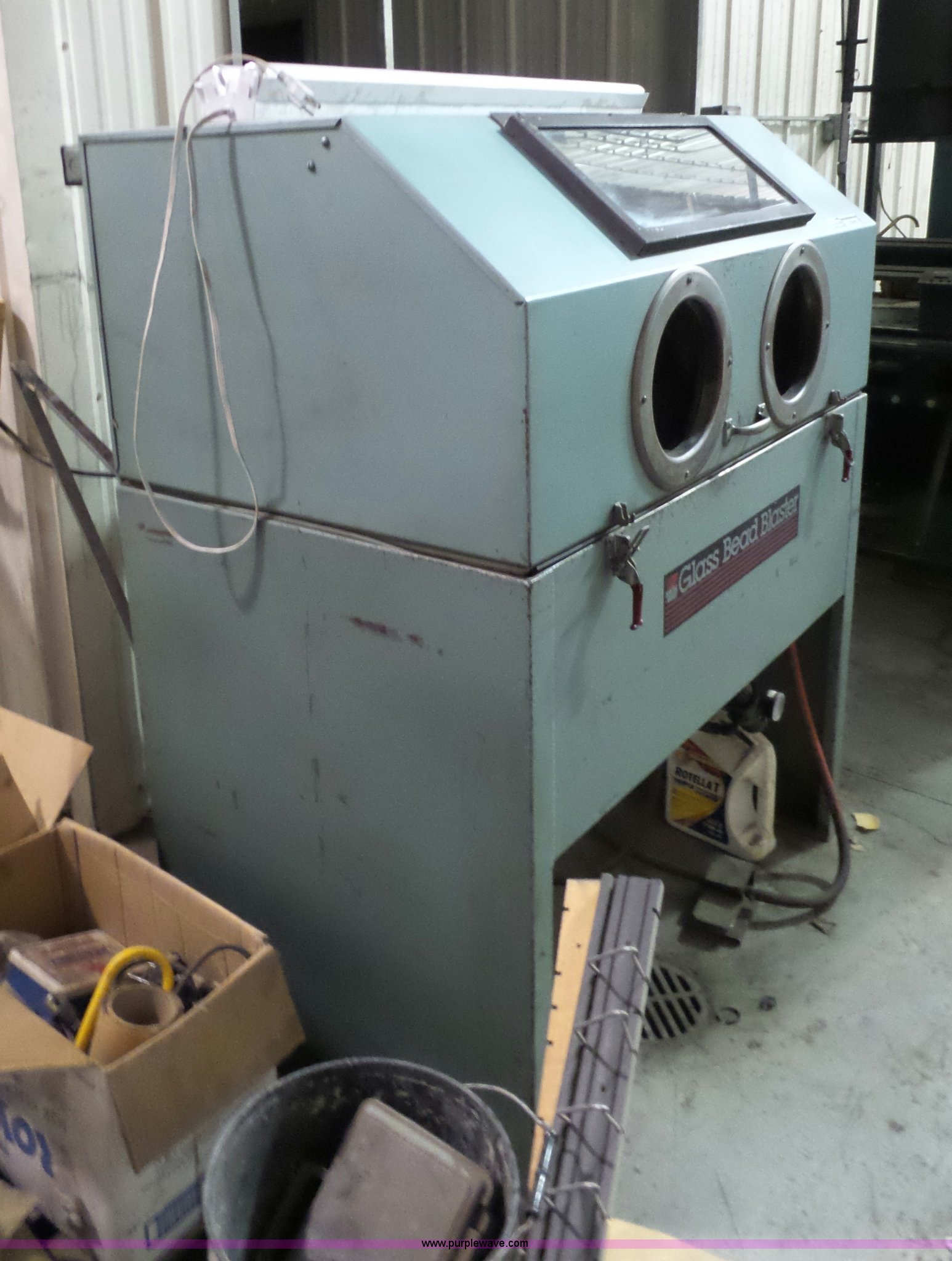 Kwik-way glass bead sandblaster in Salina, KS | Item CD9772 sold ...