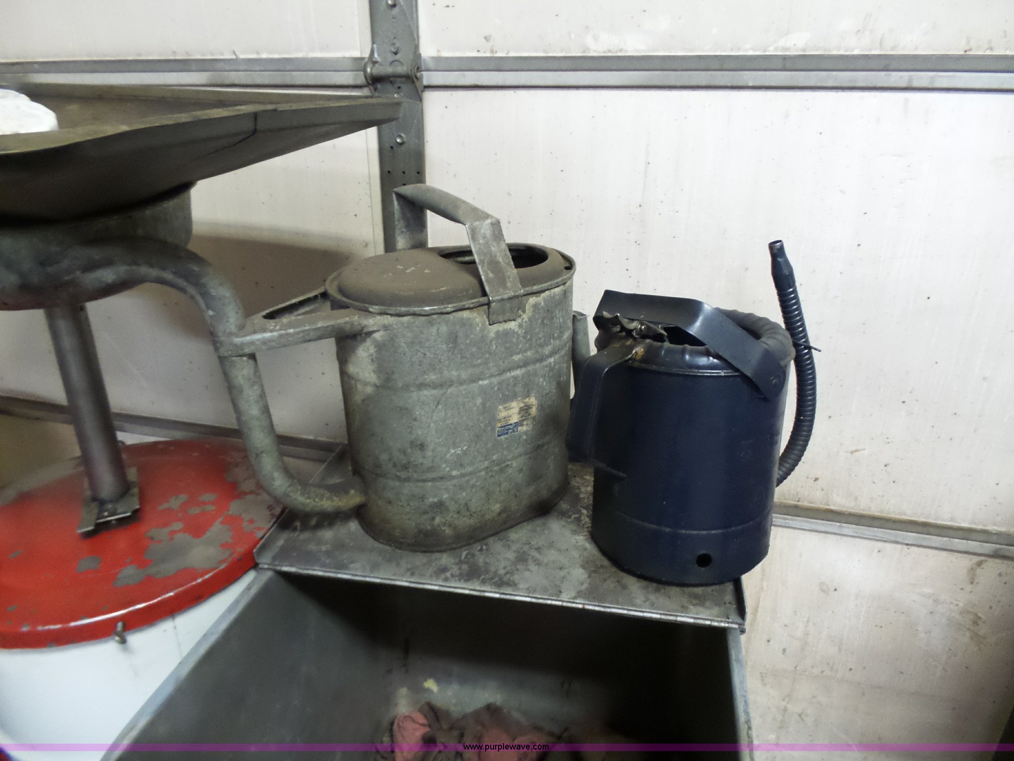 Assorted oil and oil rag containers in Salina, KS | Item CD9813 sold ...