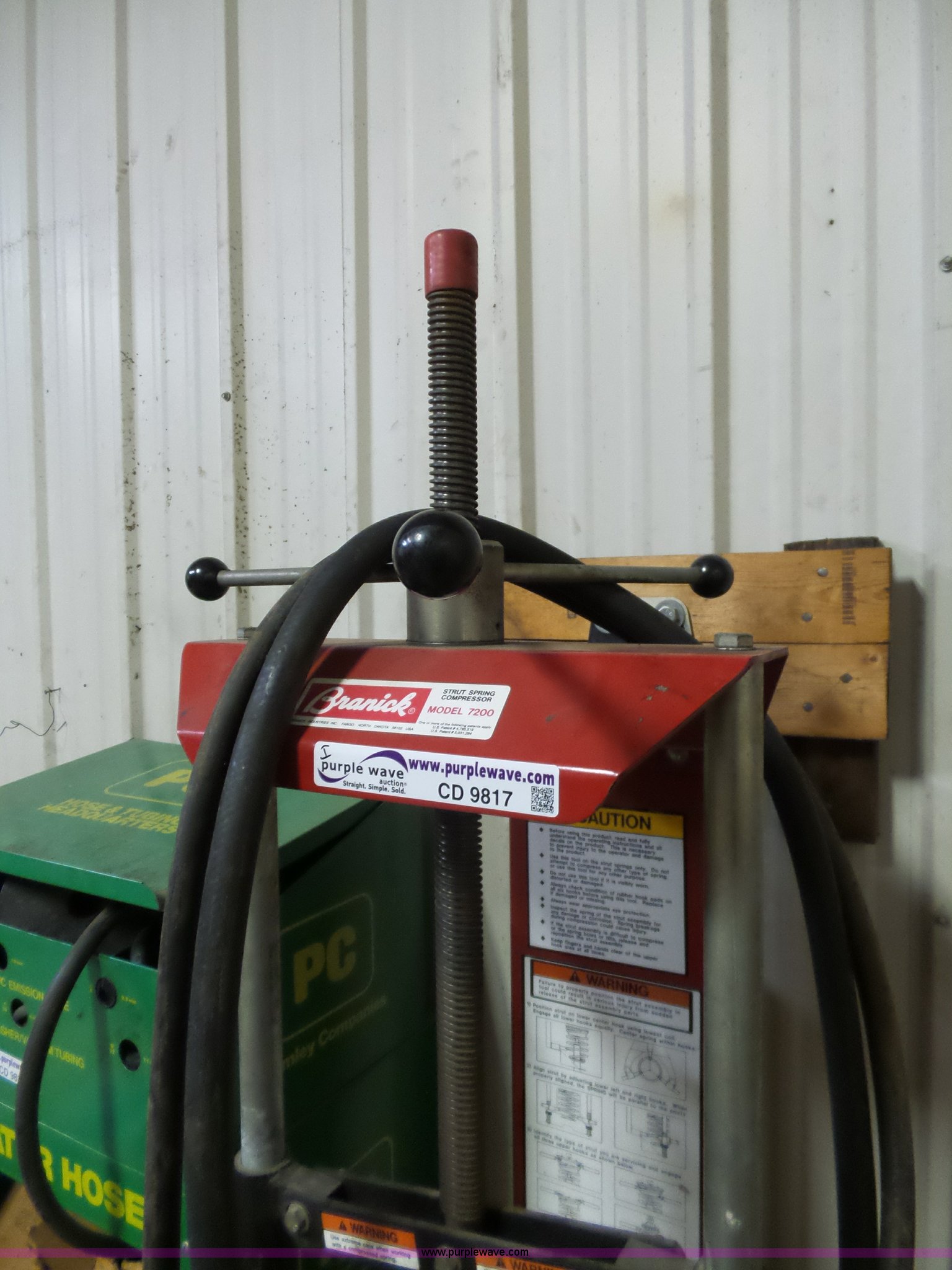 Branick 7200 strut spring compressor in Salina, KS | Item CD9817 sold ...