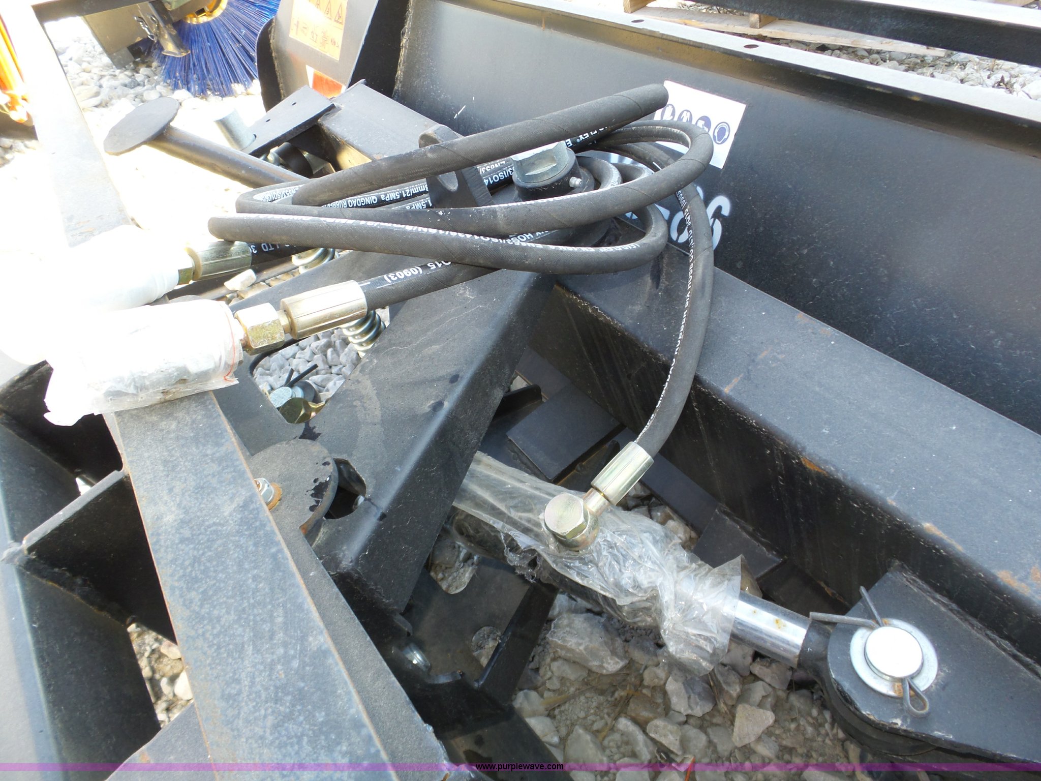 Skid steer dozer blade in Omaha, NE | Item J8928 sold | Purple Wave