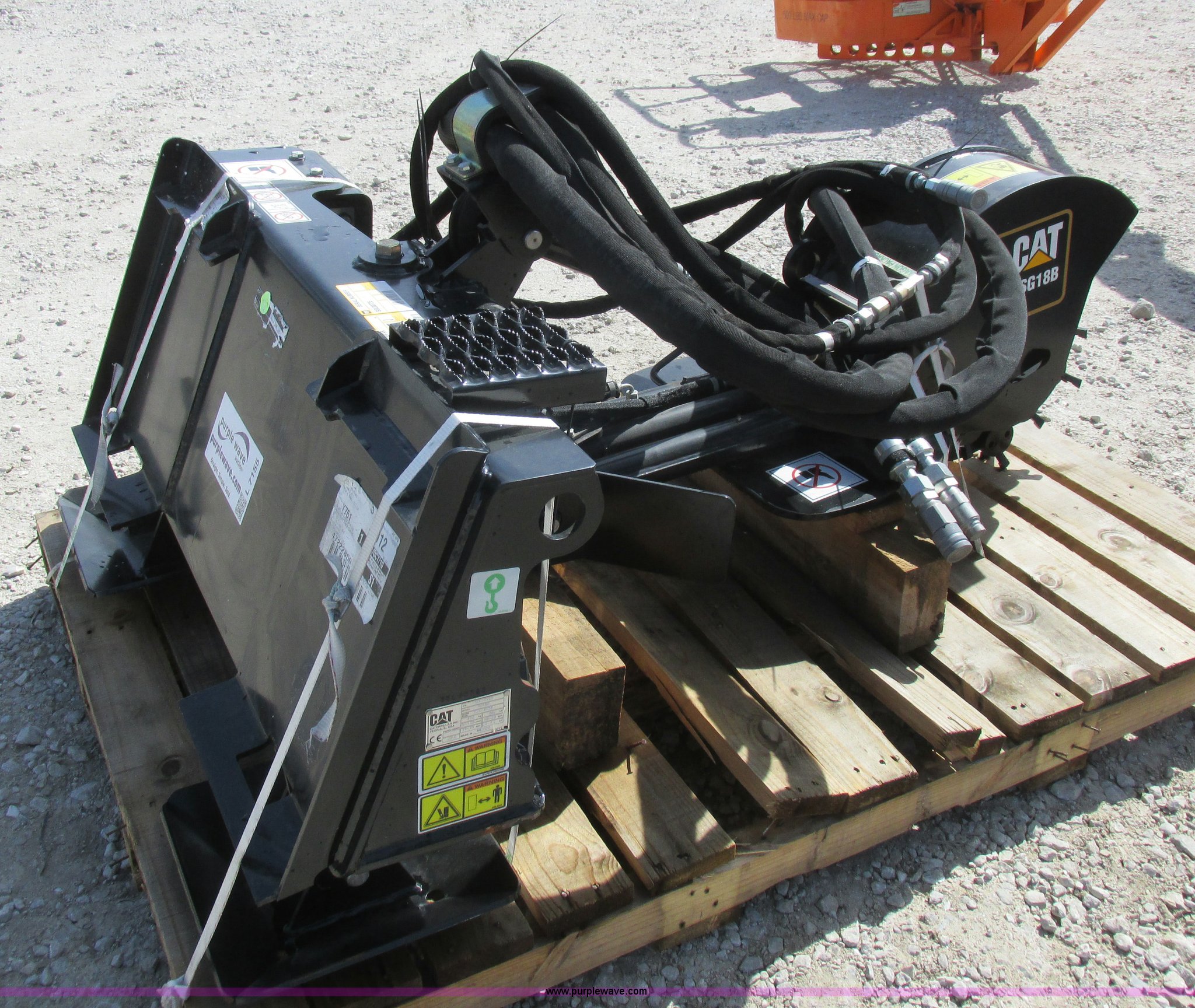 Caterpillar SG18B skid steer stump grinder in Moberly, MO | Item L7155 ...