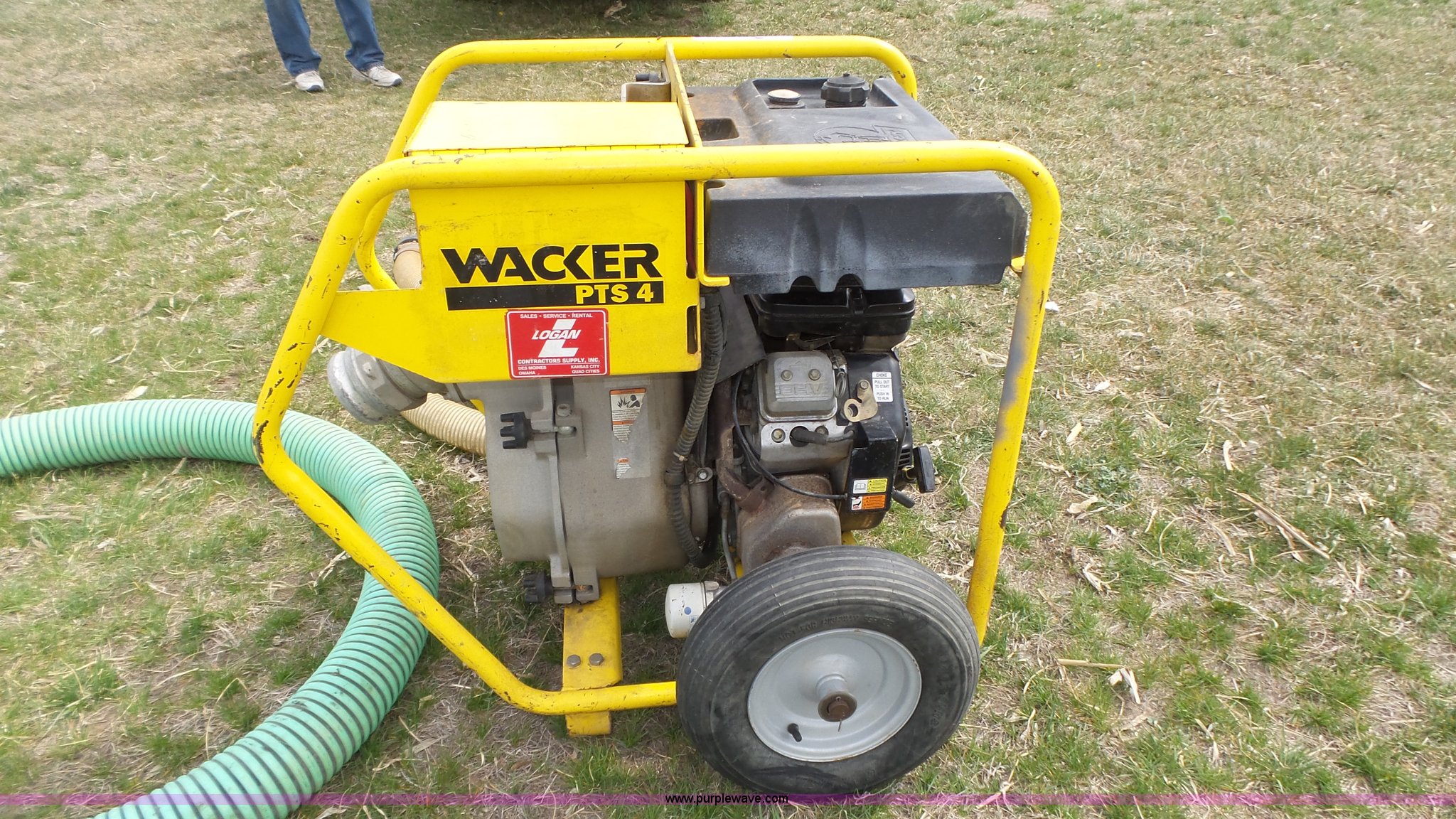2005 Wacker PTS4V trash pump in Kearney, NE | Item BX9066 sold | Purple ...