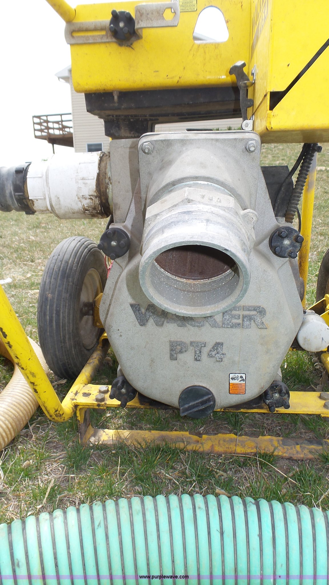 2005 Wacker PTS4V trash pump in Kearney, NE | Item BX9066 sold | Purple ...