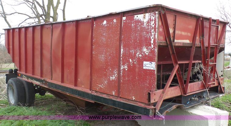1969 shop built single hopper grain trailer in Wabash, IN | Item L1343 ...