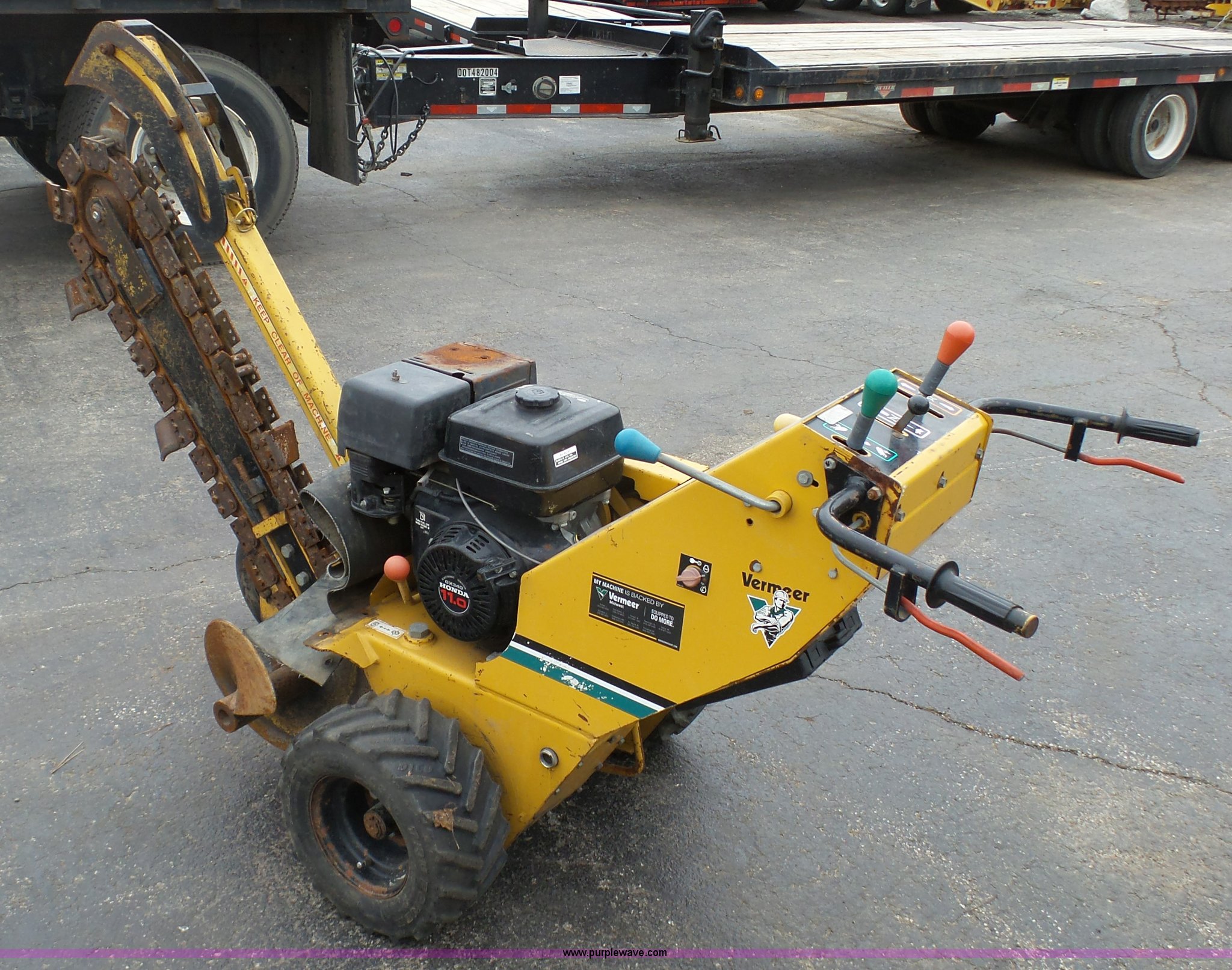 Vermeer V1150 trencher in Aurora, IL | Item L1341 sold | Purple Wave