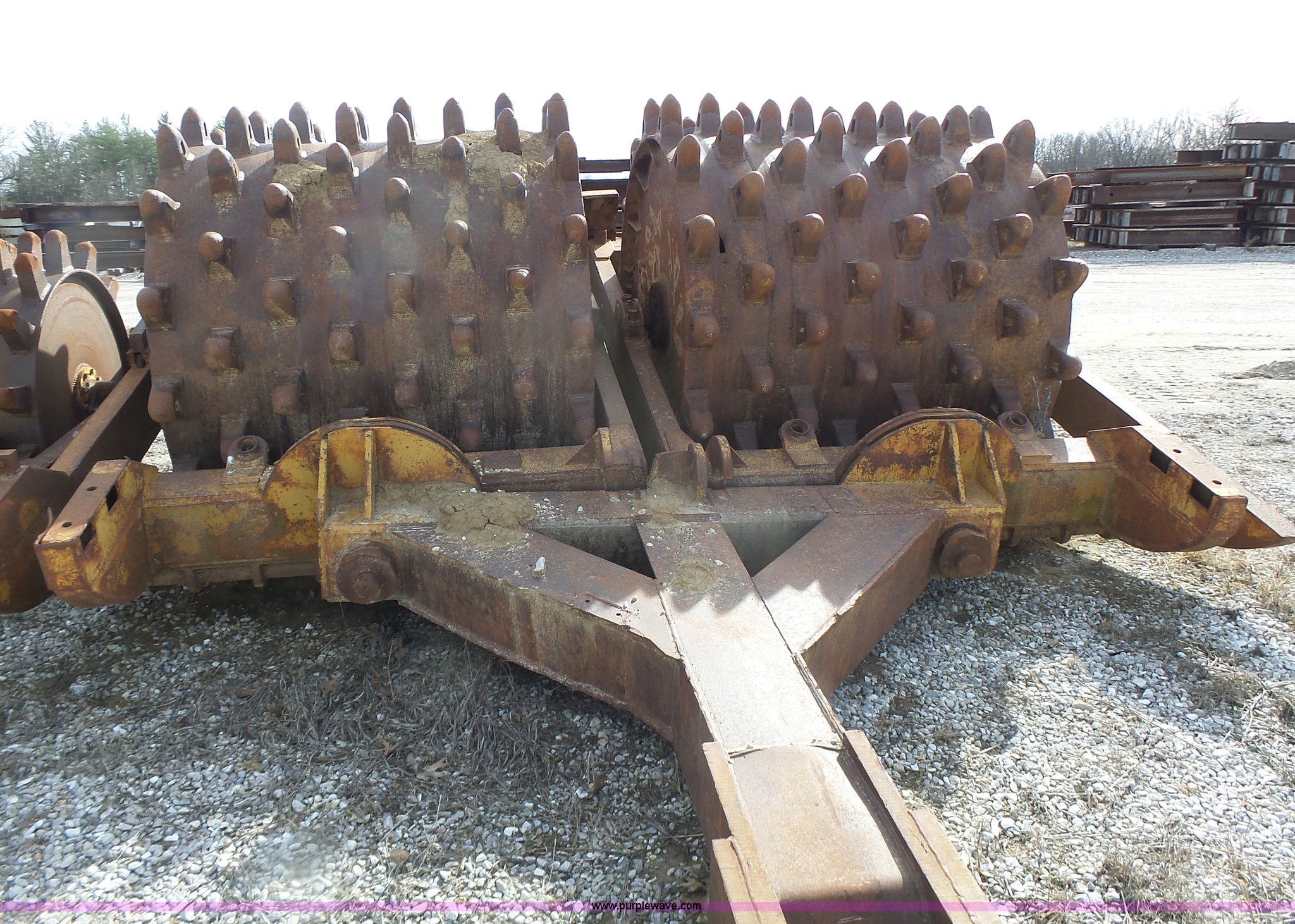 Sheeps foot roller in Columbia, MO | Item L7191 sold | Purple Wave