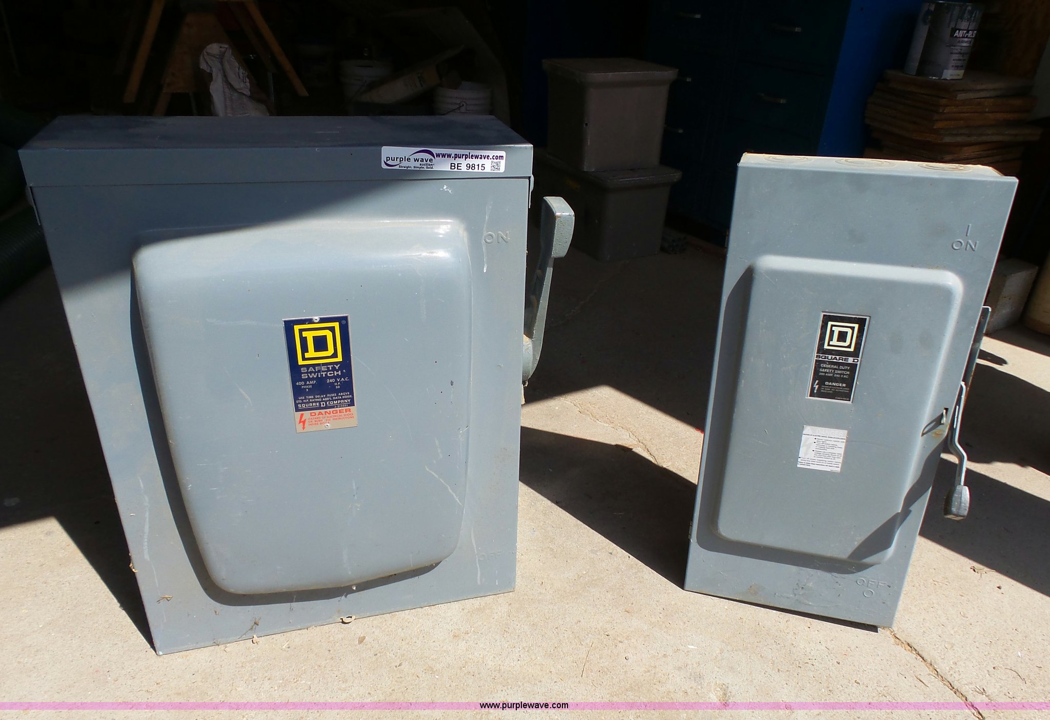(2) Square D electrical boxes in Marysville, KS | Item BE9815 sold ...