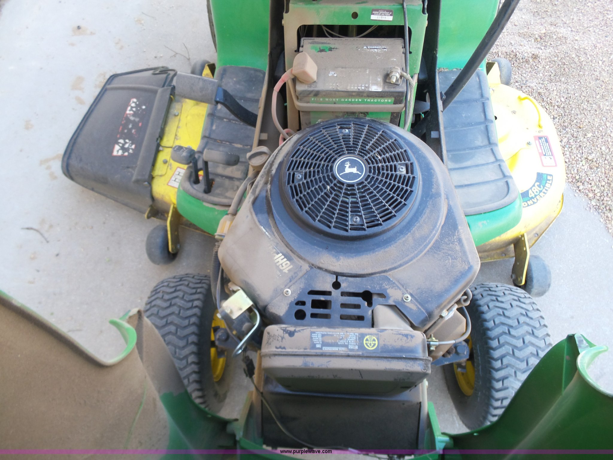 John Deere LT166 lawn mower in Cunningham, KS | Item L7410 sold ...