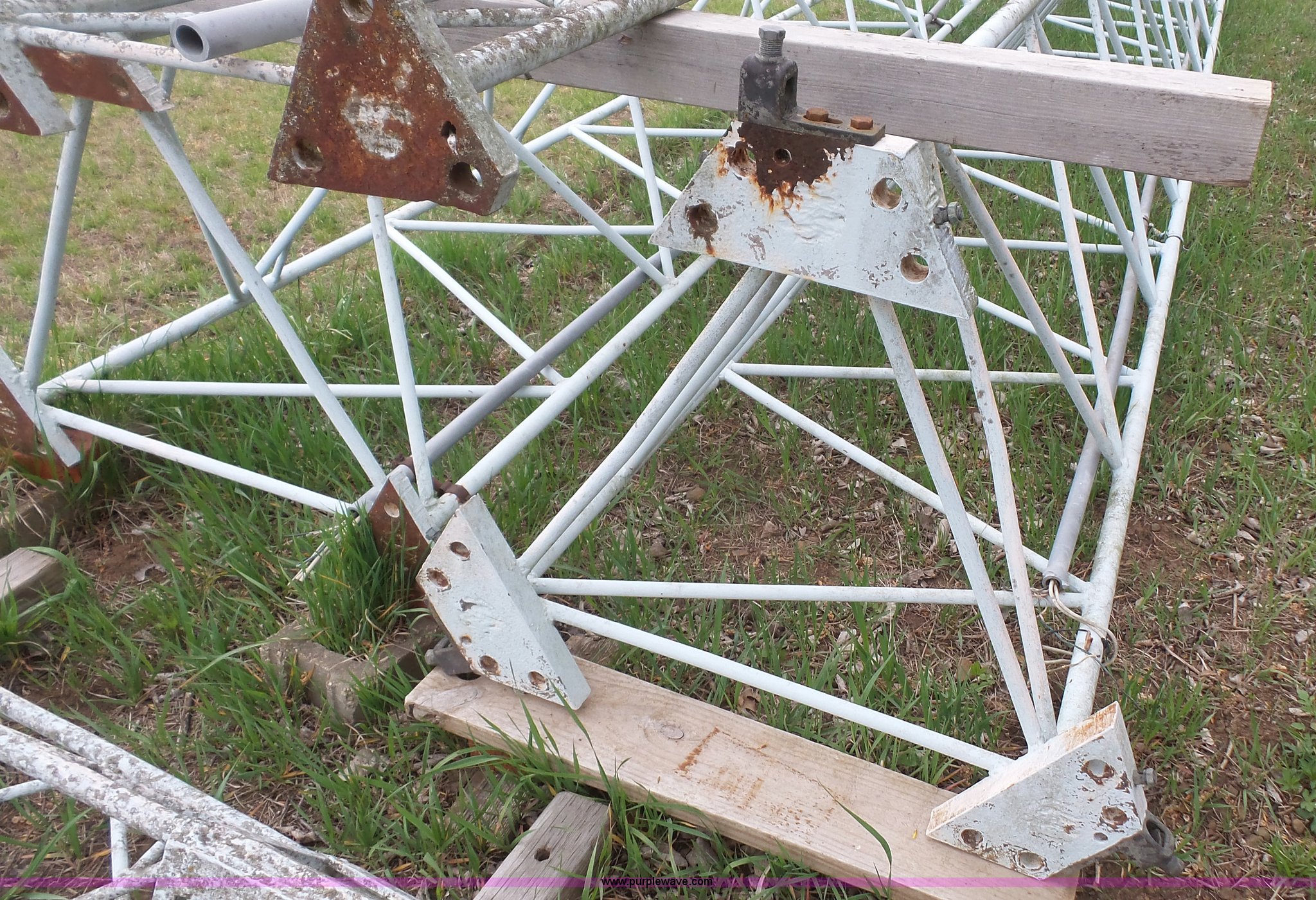80' three post tower with gauge wire in Ottawa, KS | Item BN9545 sold ...
