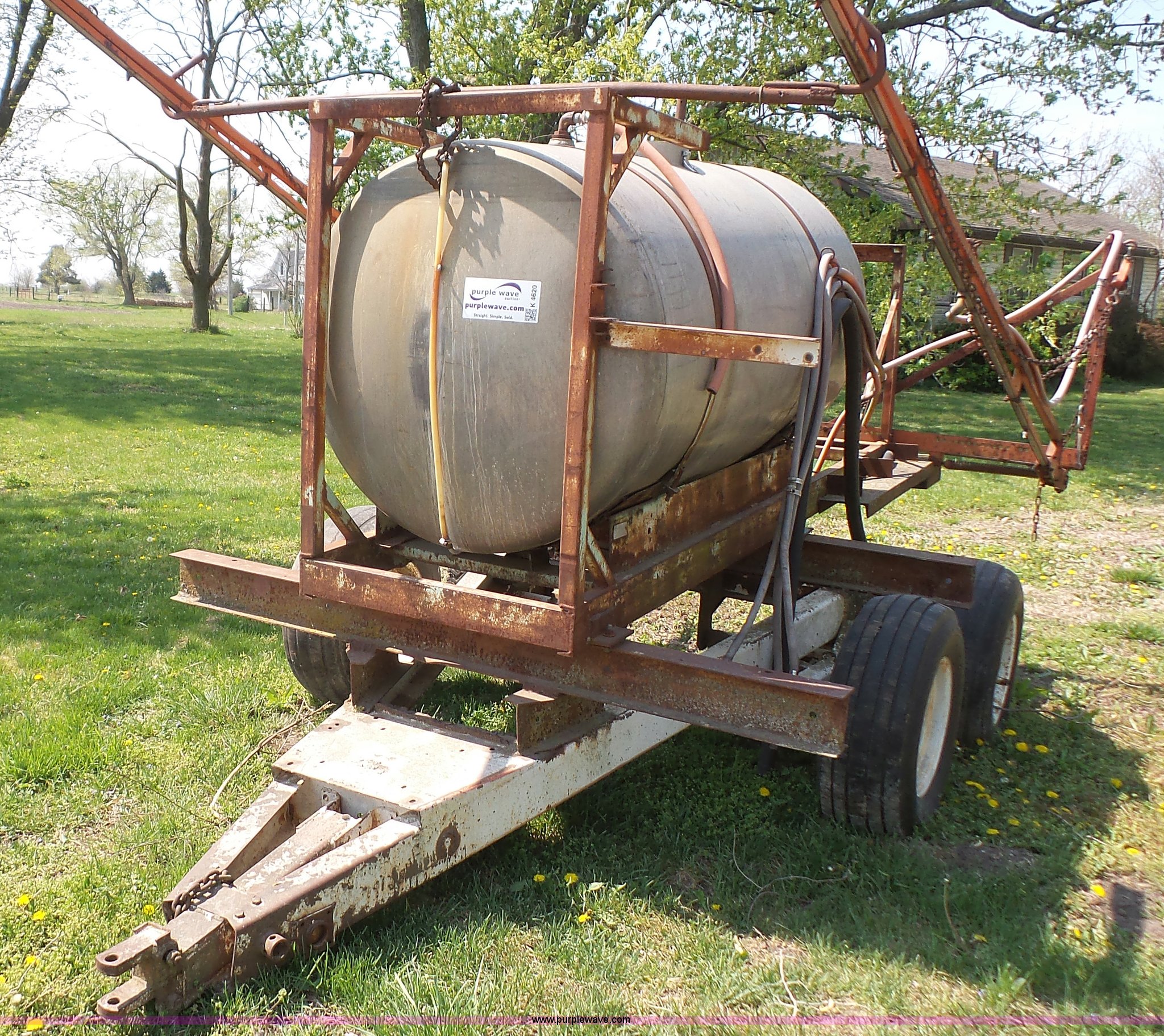 Westheffer sprayer in Wellsville, KS | Item K4620 sold | Purple Wave