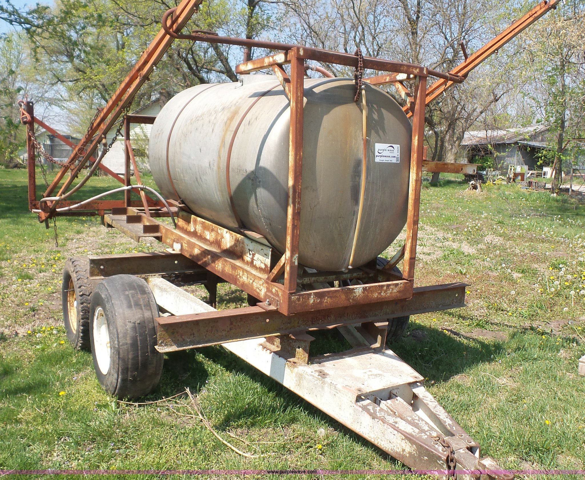 Westheffer sprayer in Wellsville, KS | Item K4620 sold | Purple Wave