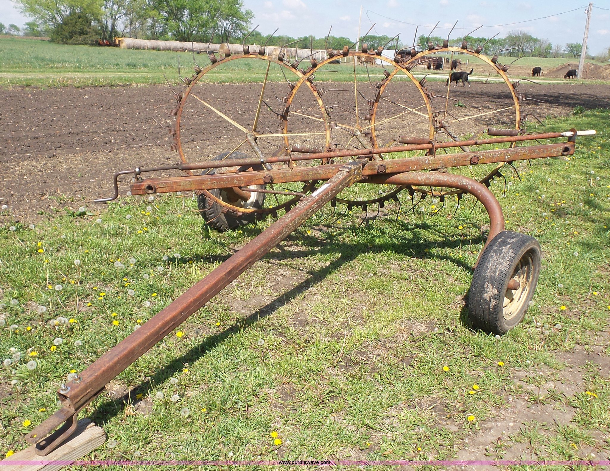 Farm Hand F5 three wheel rake in Lawrence, KS | Item BN9526 sold ...