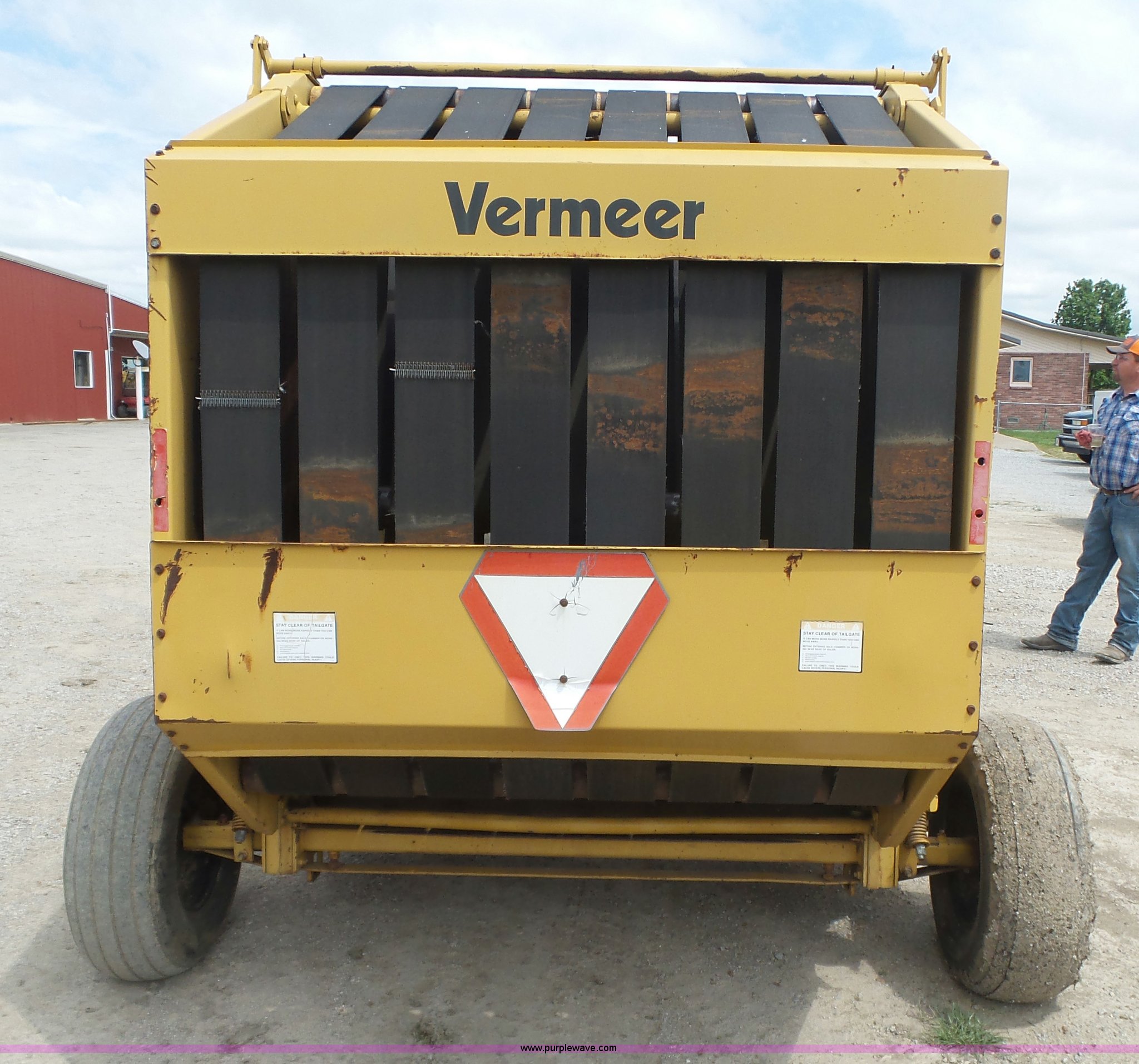 1990 Vermeer 505 Super I round baler in Welch, OK | Item BZ9552 sold ...