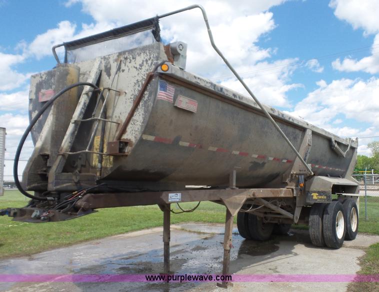 1999 Travis HRS end dump trailer in Topeka, KS | Item K5219 sold ...