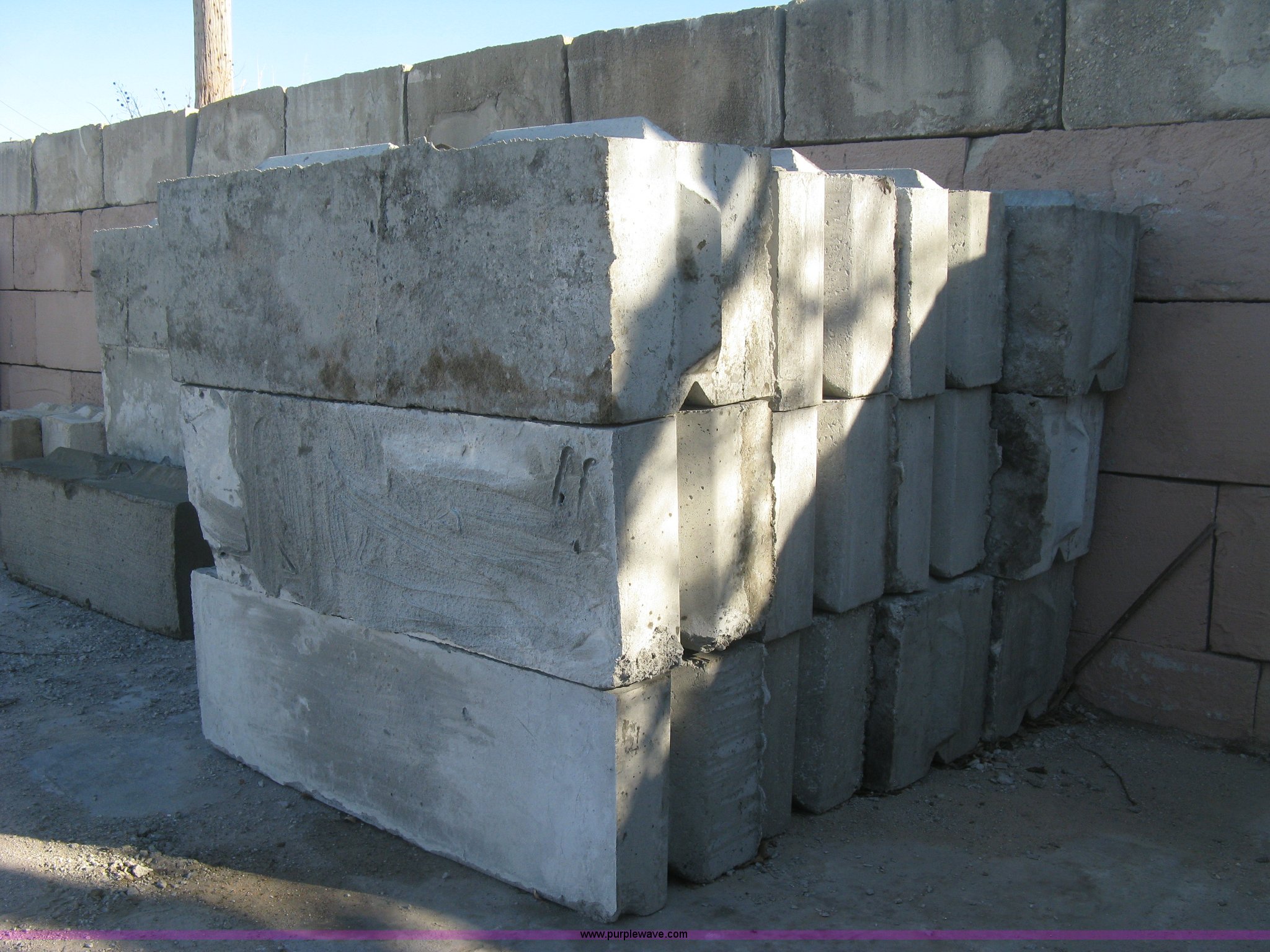 (18) concrete edge bunker block in Hillsboro, KS | Item F1336 sold ...