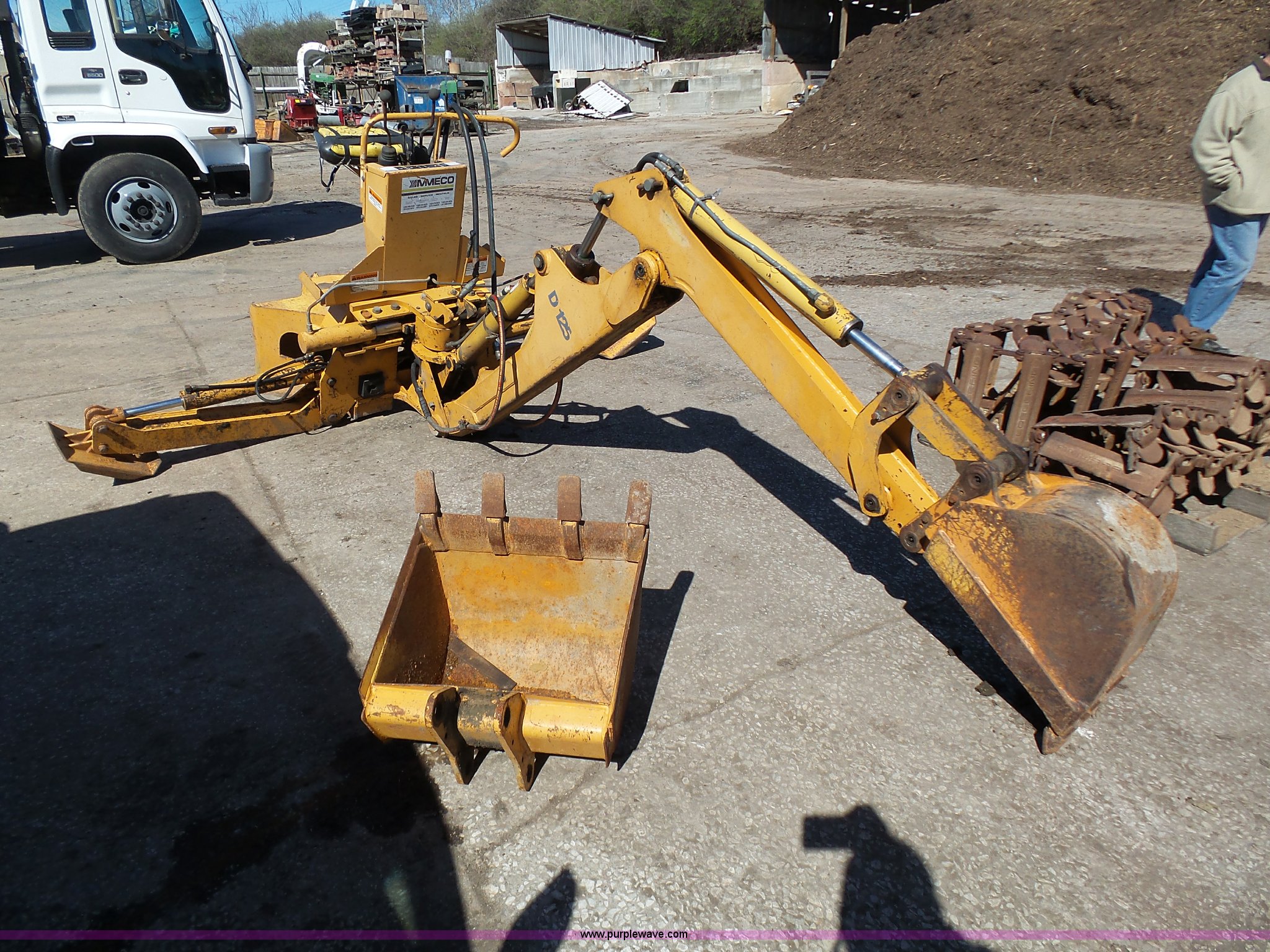 Case D125 skid steer backhoe in St. Louis, MO | Item K1321 sold ...
