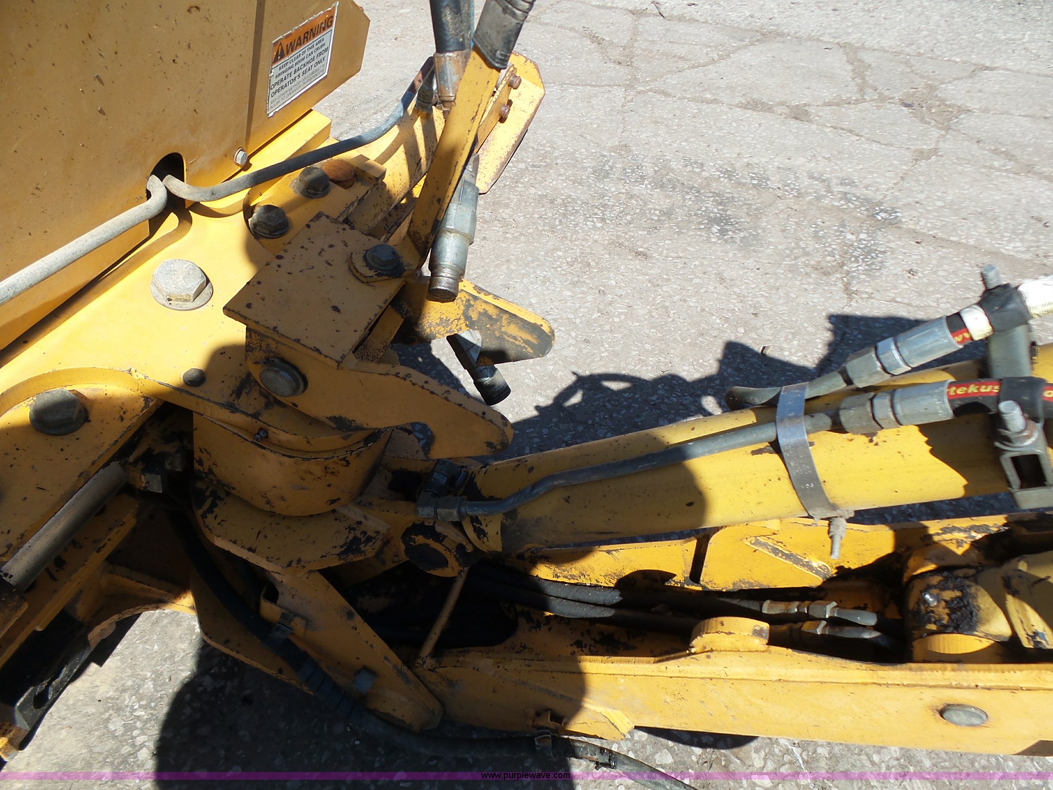 Case D125 skid steer backhoe in St. Louis, MO | Item K1321 sold ...