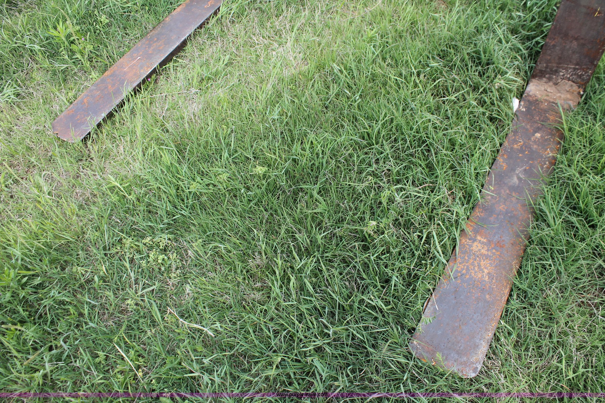 Loader forklift fork set in Bray, OK | Item K8891 sold | Purple Wave