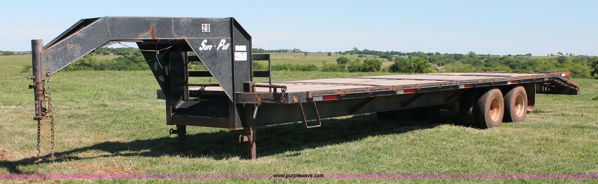 2007 Sure Pull DG322 equipment trailer in Bray, OK | Item K8919 sold ...
