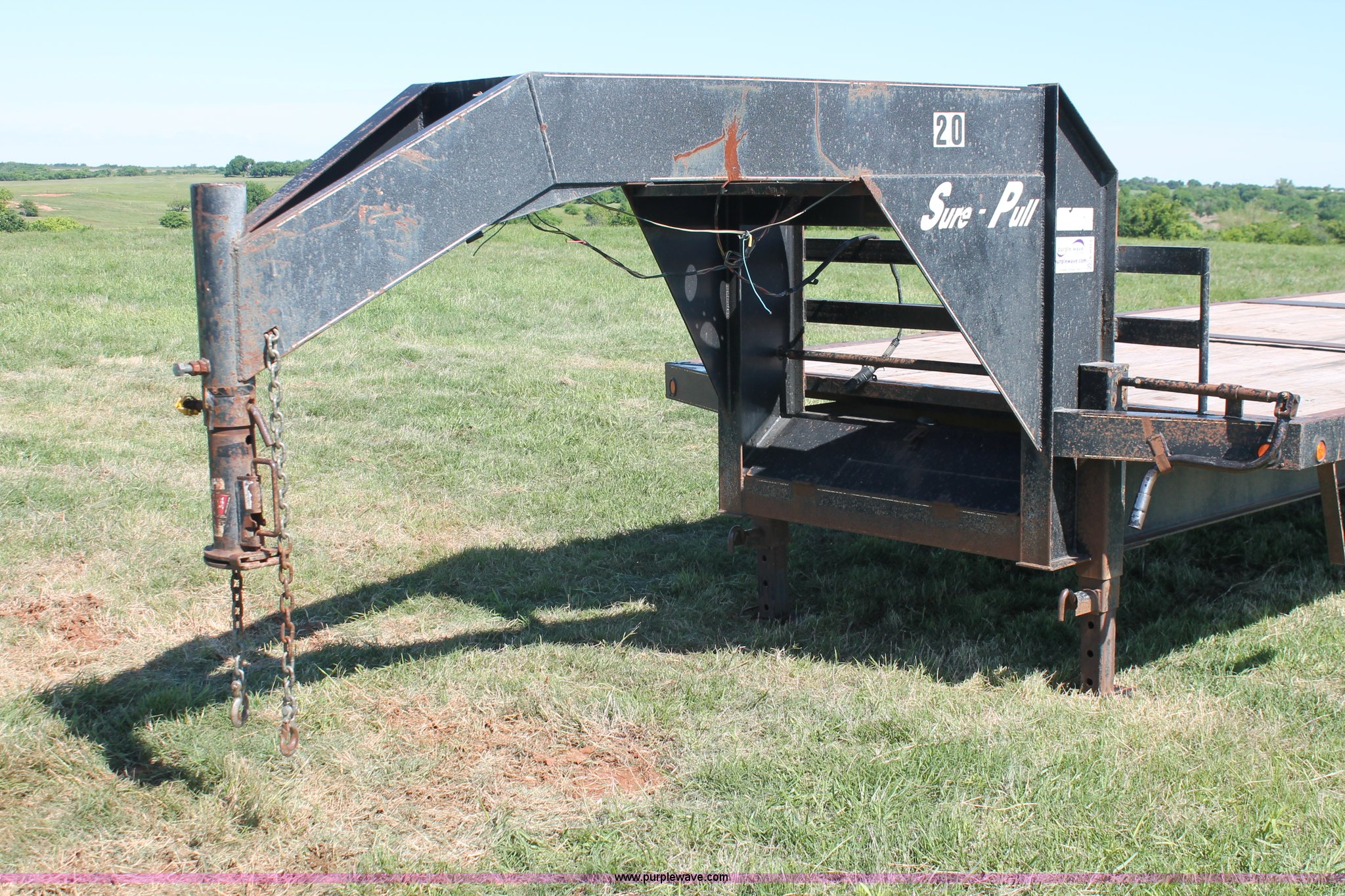 2007 Sure Pull DG322 equipment trailer in Bray, OK | Item K8919 sold ...