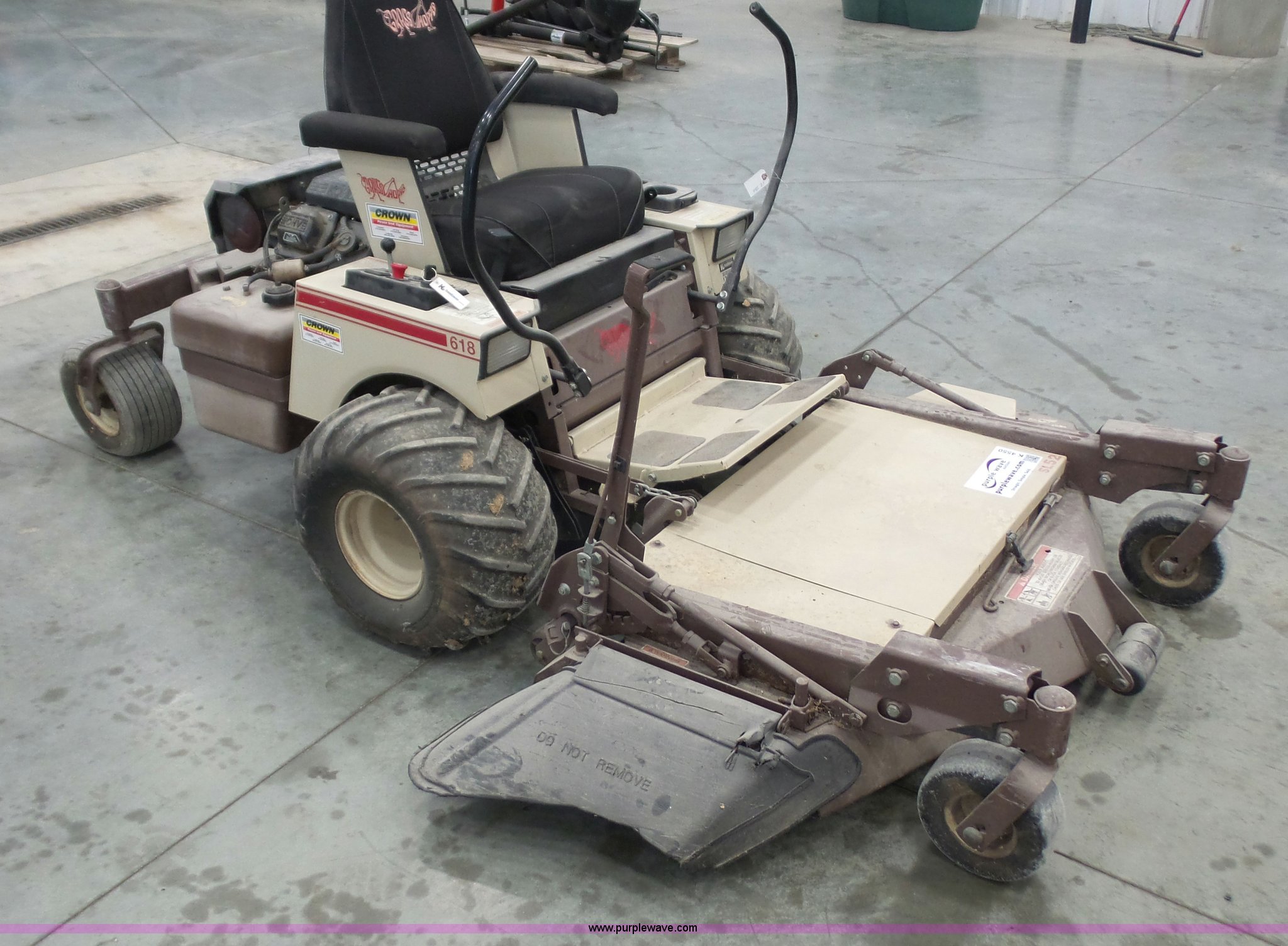Grasshopper 618 ZTR lawn mower in Wamego, KS | Item K4550 sold | Purple ...