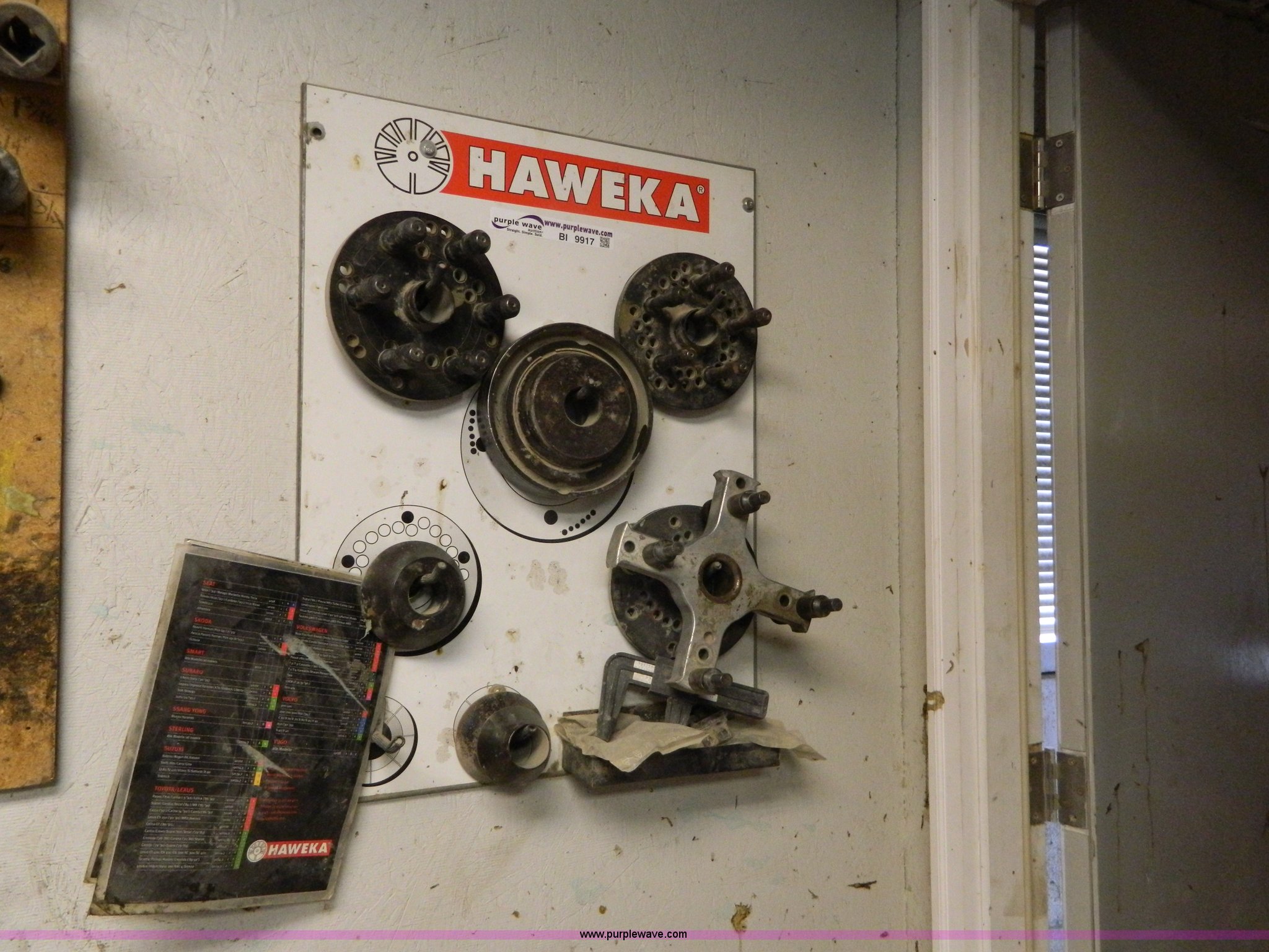 Haweka wheel balance adapters in Plainville, KS | Item BI9917 sold ...