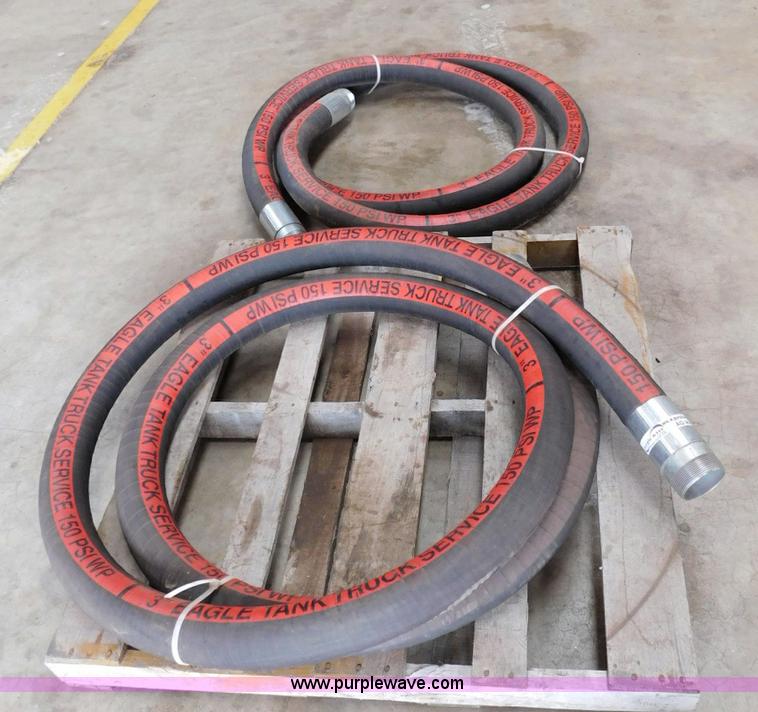 (2) tank truck hoses in Oklahoma City, OK | Item AQ9651 sold | Purple Wave