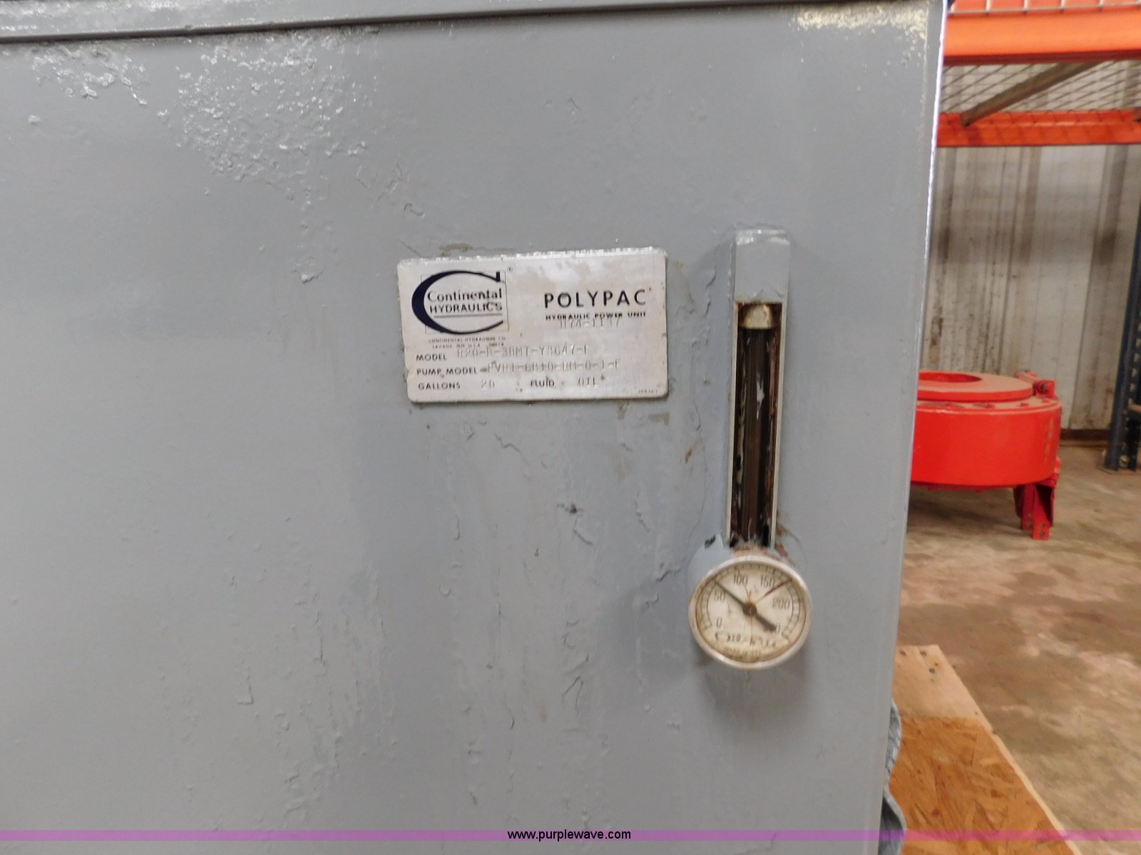 Polypac hydraulic power unit in Oklahoma City, OK | Item AQ9645 sold ...