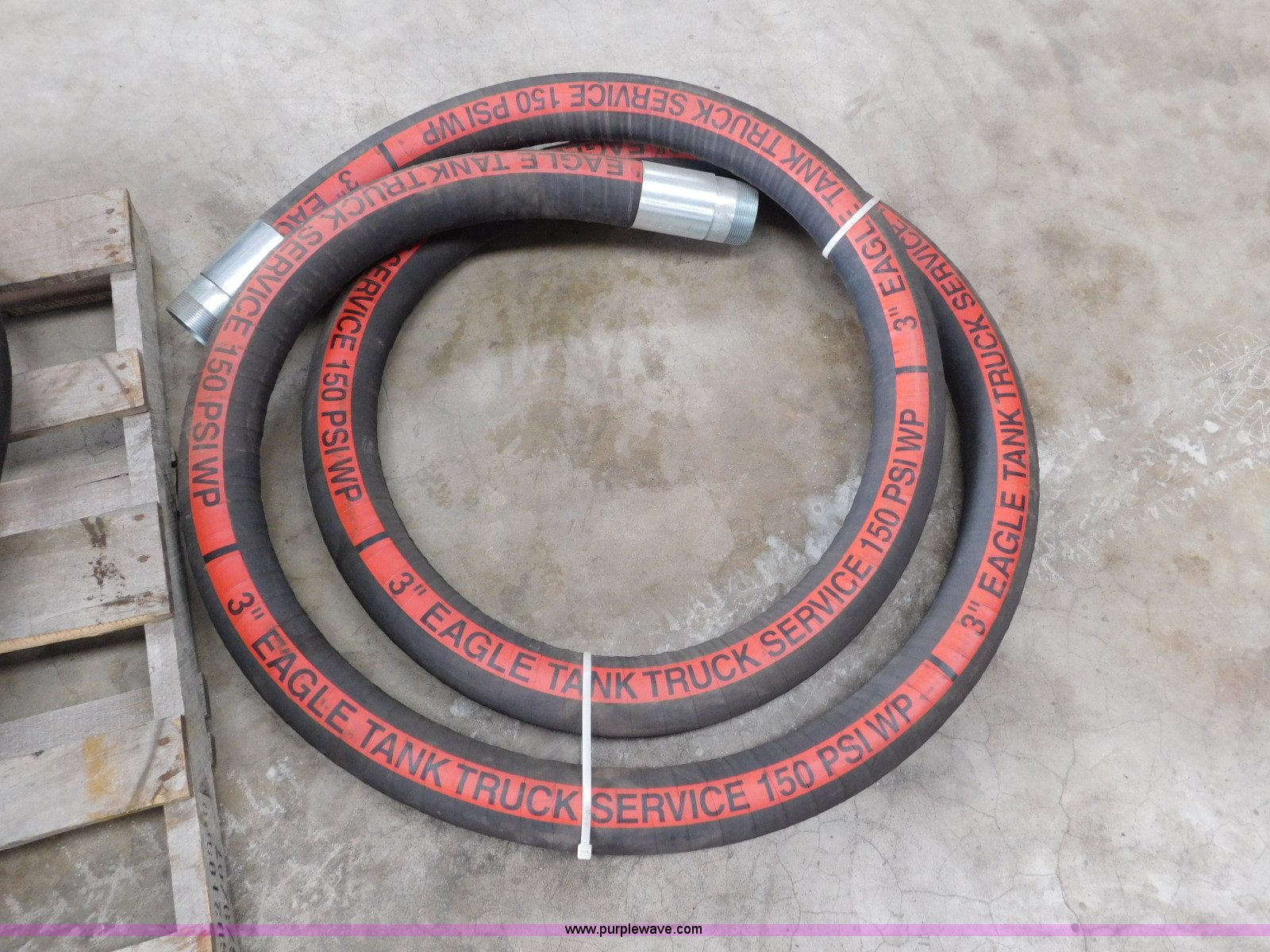 (2) tank truck hoses in Oklahoma City, OK | Item AQ9651 sold | Purple Wave
