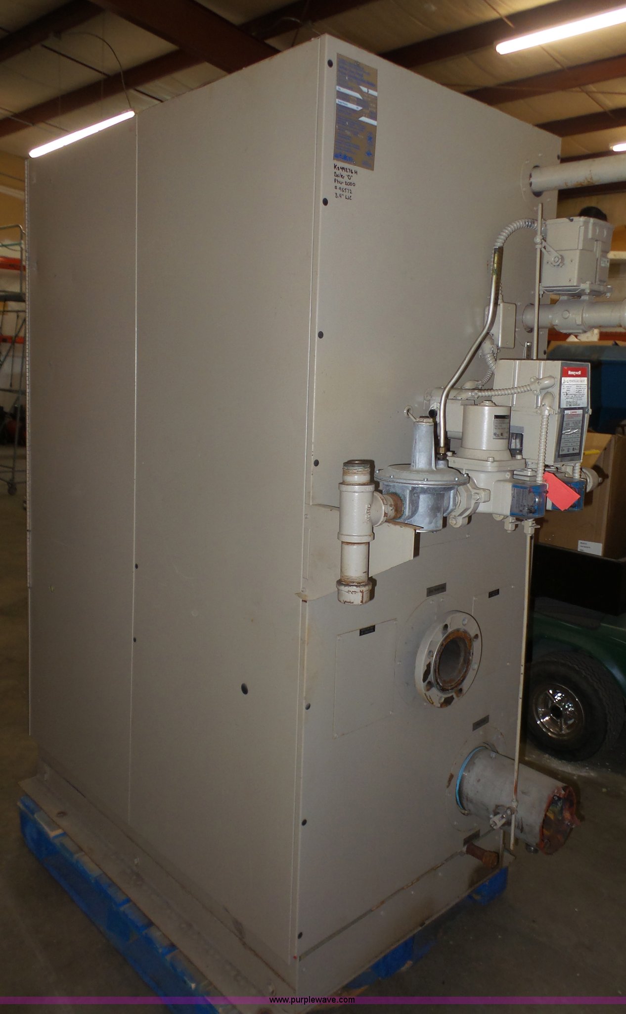 2004 Fulton PHW-2000 pulse combustion hydronic heating boiler in Olathe ...